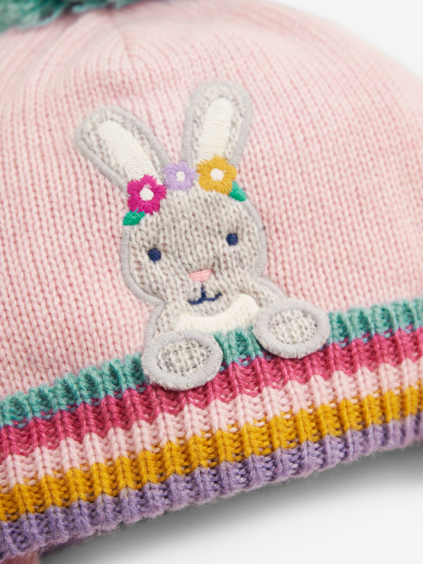 Buy JoJo Maman Bébé Pink Bunny Hat from the Next UK online shop