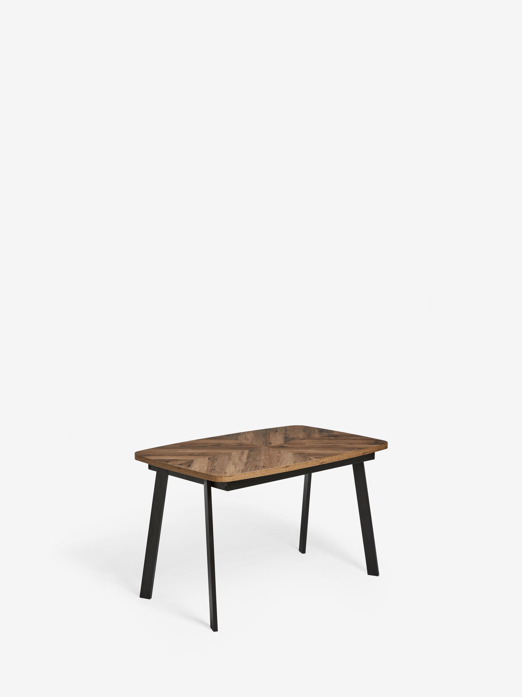 Buy Dark Bronx Herringbone 4 to 6 Seater Extending Oak Effect Dining ...