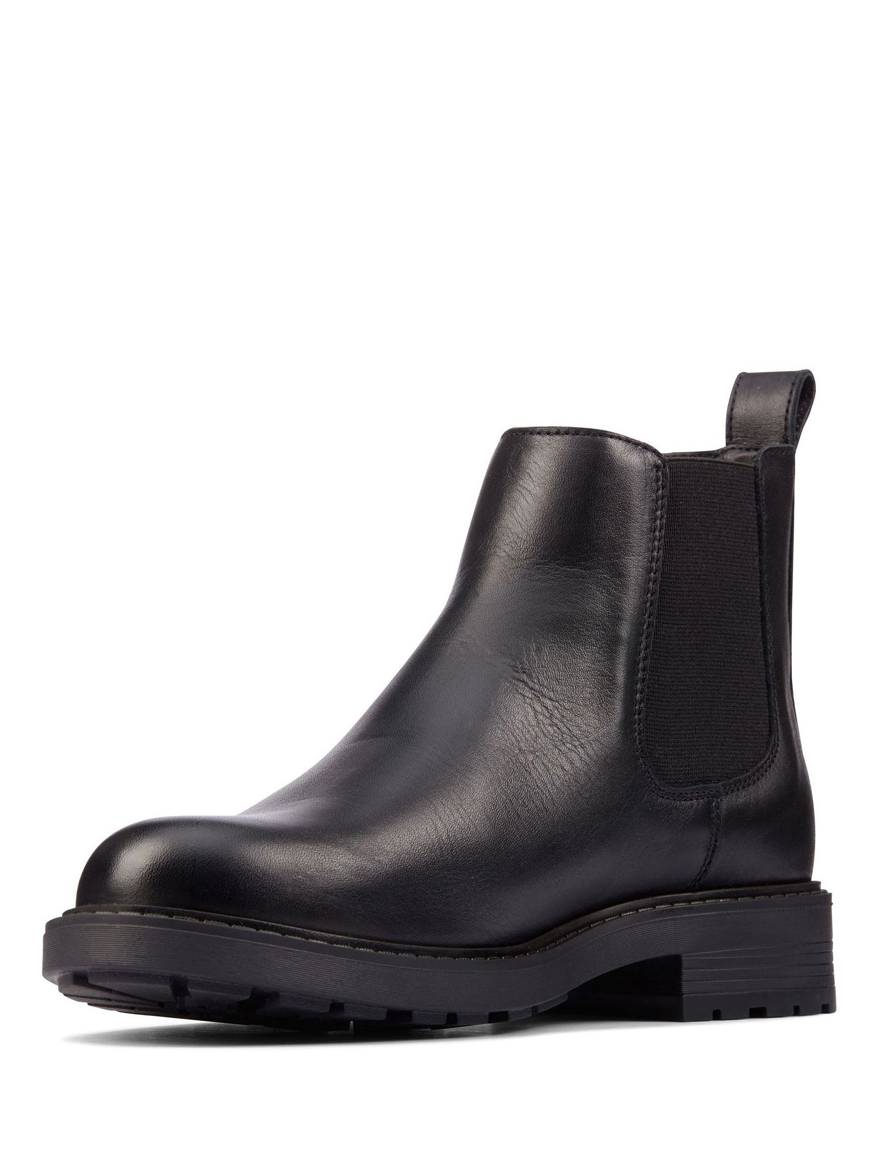 Buy Clarks Black Leather Orinoco 2 Lane Chelsea Boots from the Next UK ...