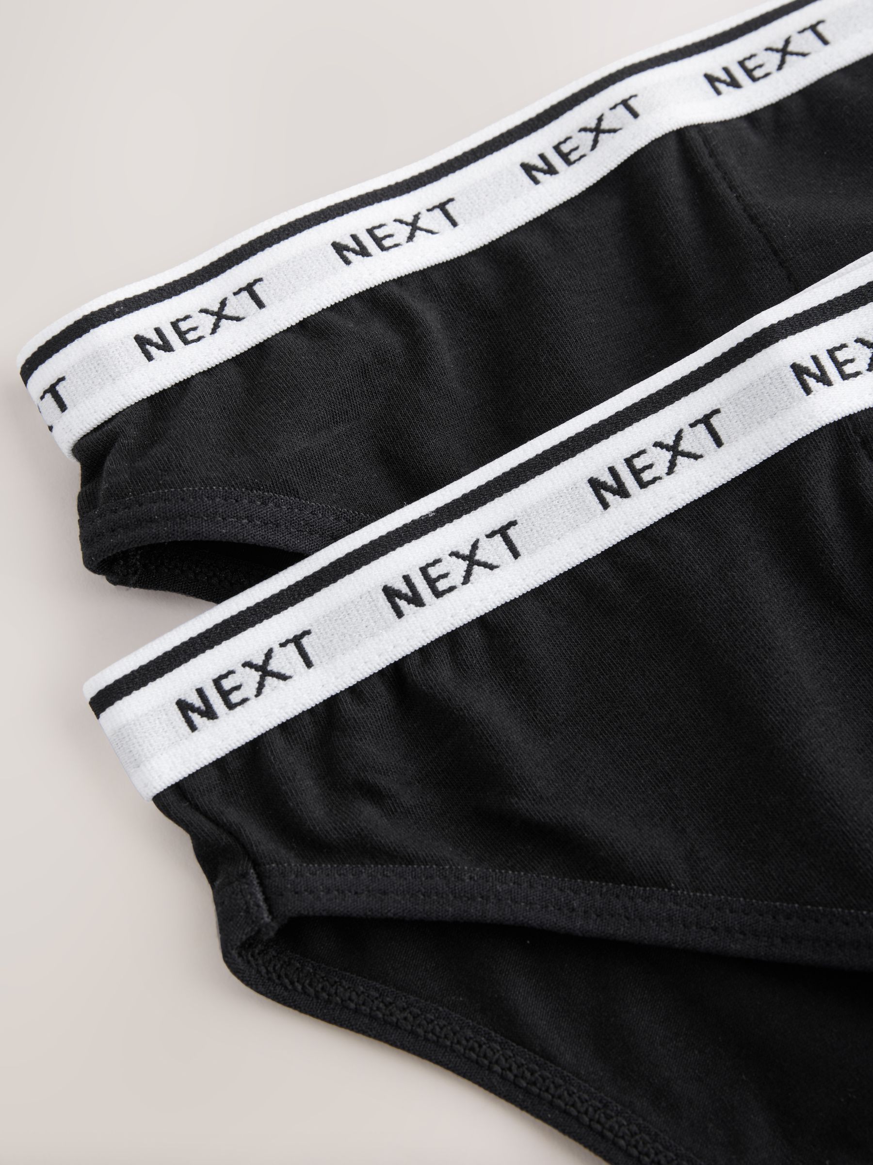 Buy Black High Leg Heavy Flow Period Knickers 2 Pack from the Next UK ...