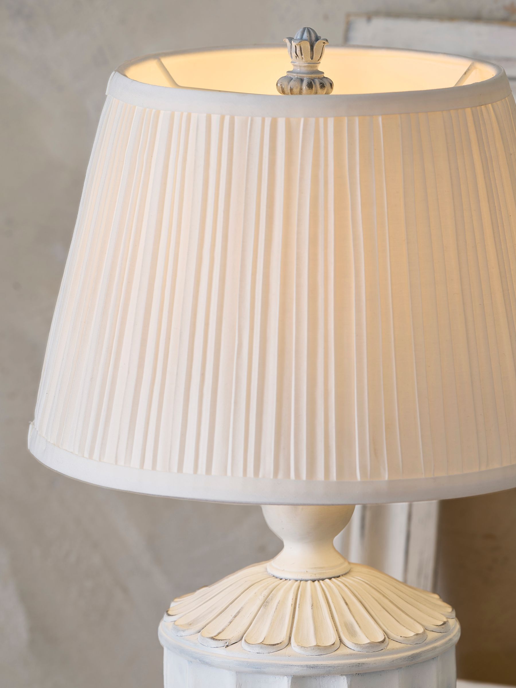 Buy Shabby Chic by Rachel Ashwell® White Florence Table Lamp from the ...