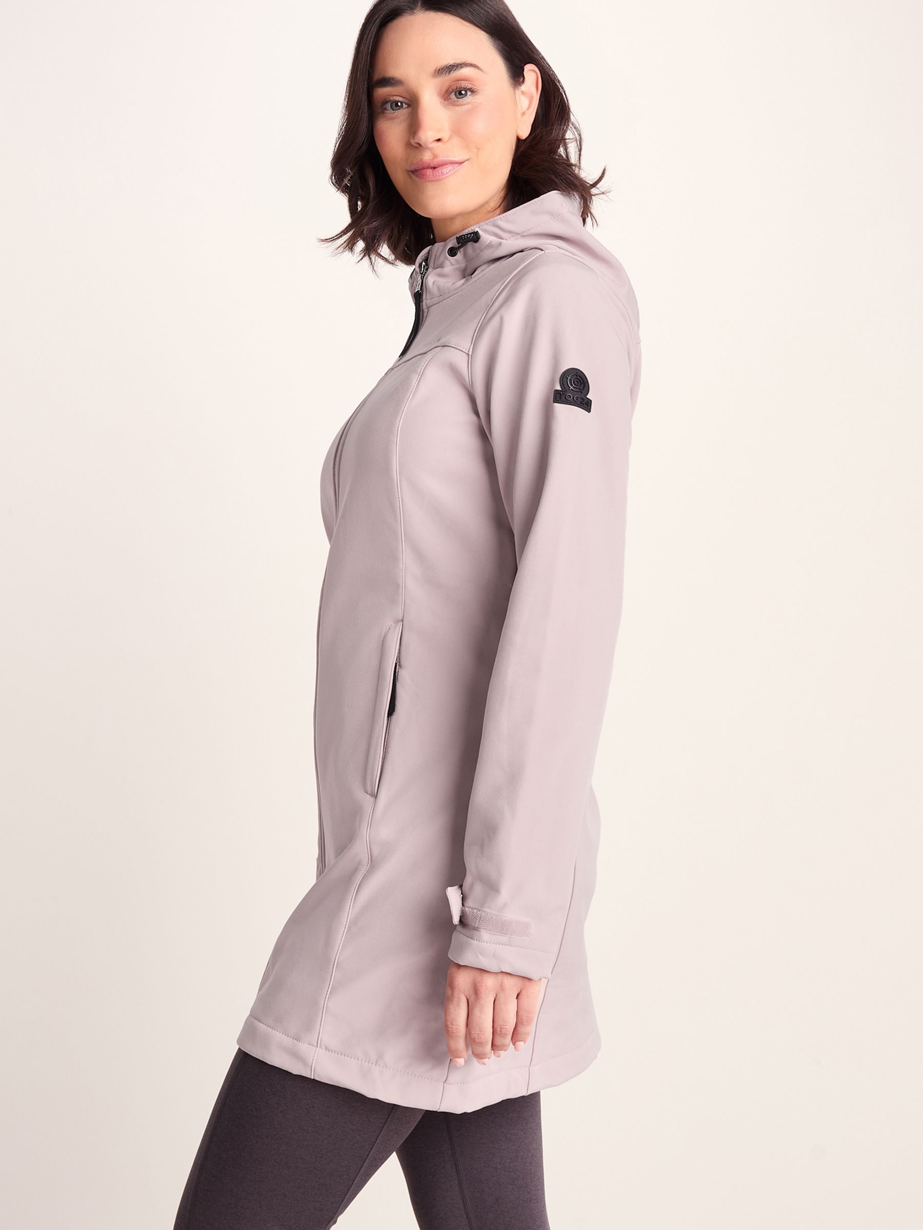 Buy Tog 24 Pink Keld Softshell Long Jacket from Next Ireland