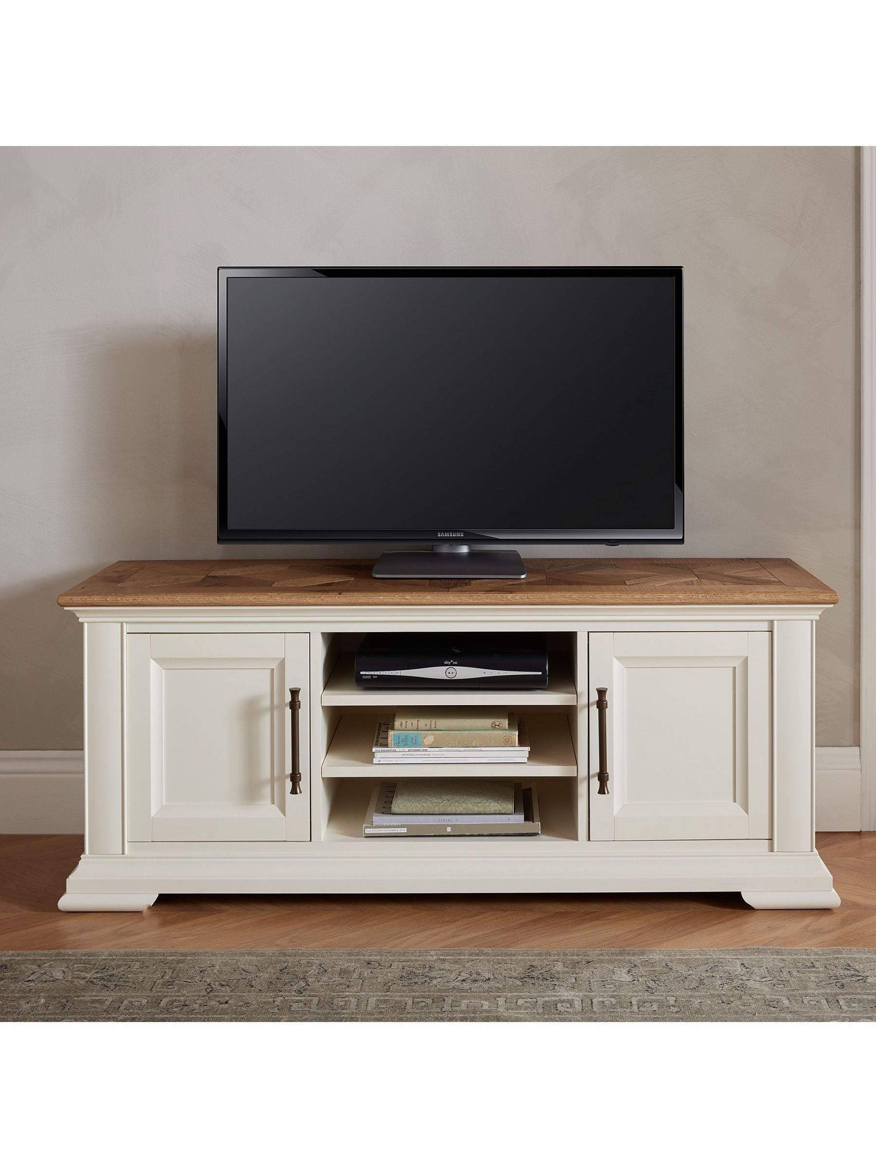 Buy Bentley Designs White Two Tone TV Unit from the Next UK online shop