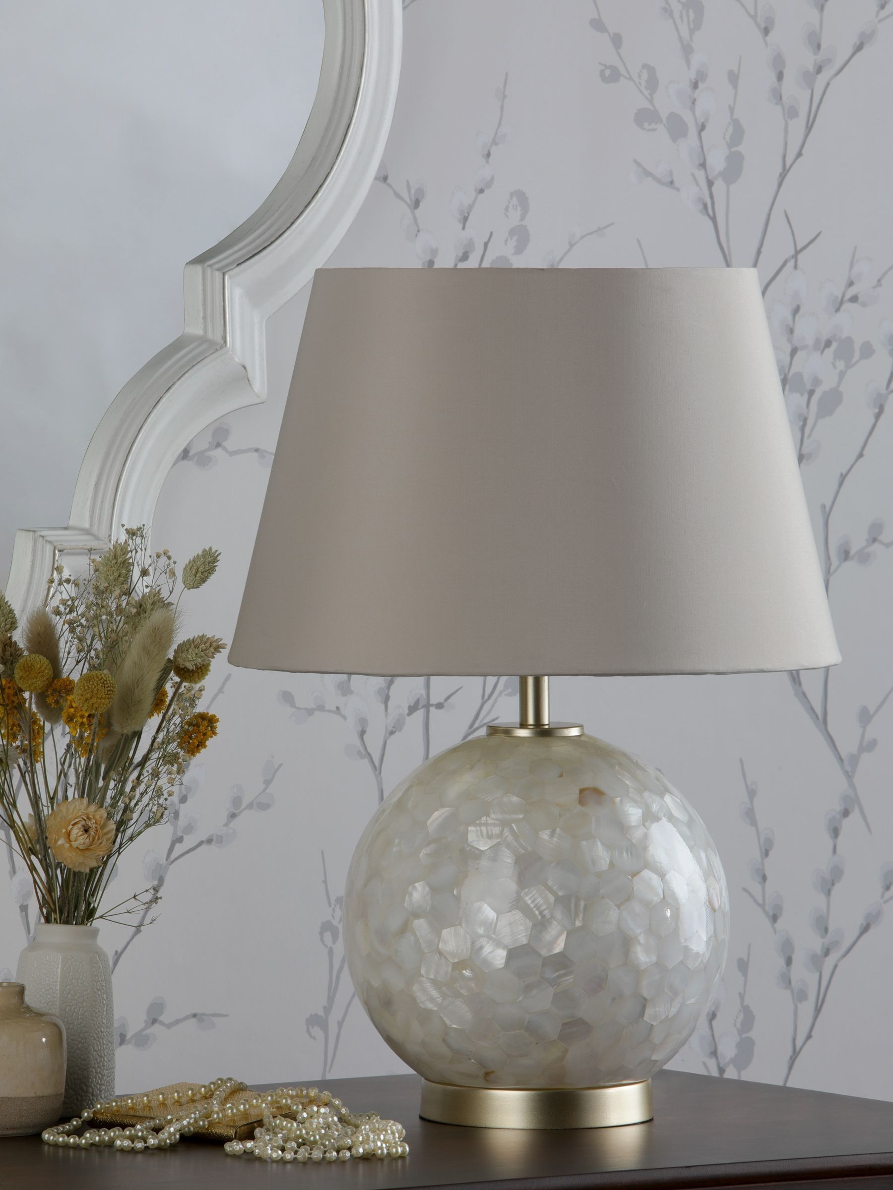 Buy Laura Ashley Cream Mathern Complete Table Lamp from the Next UK ...