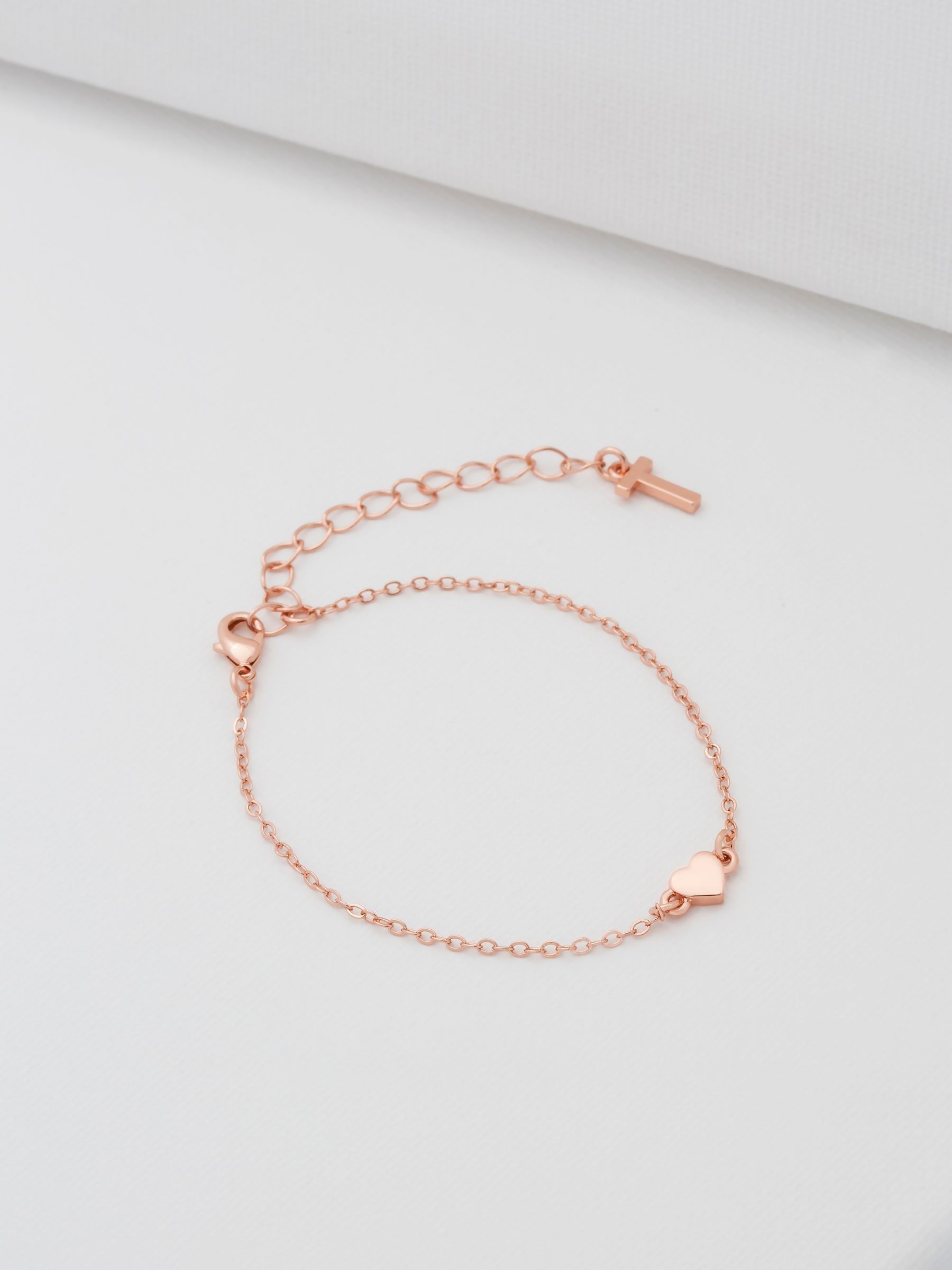 Buy Ted Baker Rose Gold HARSAA Tiny Heart Adjustable Bracelet from Next Malta