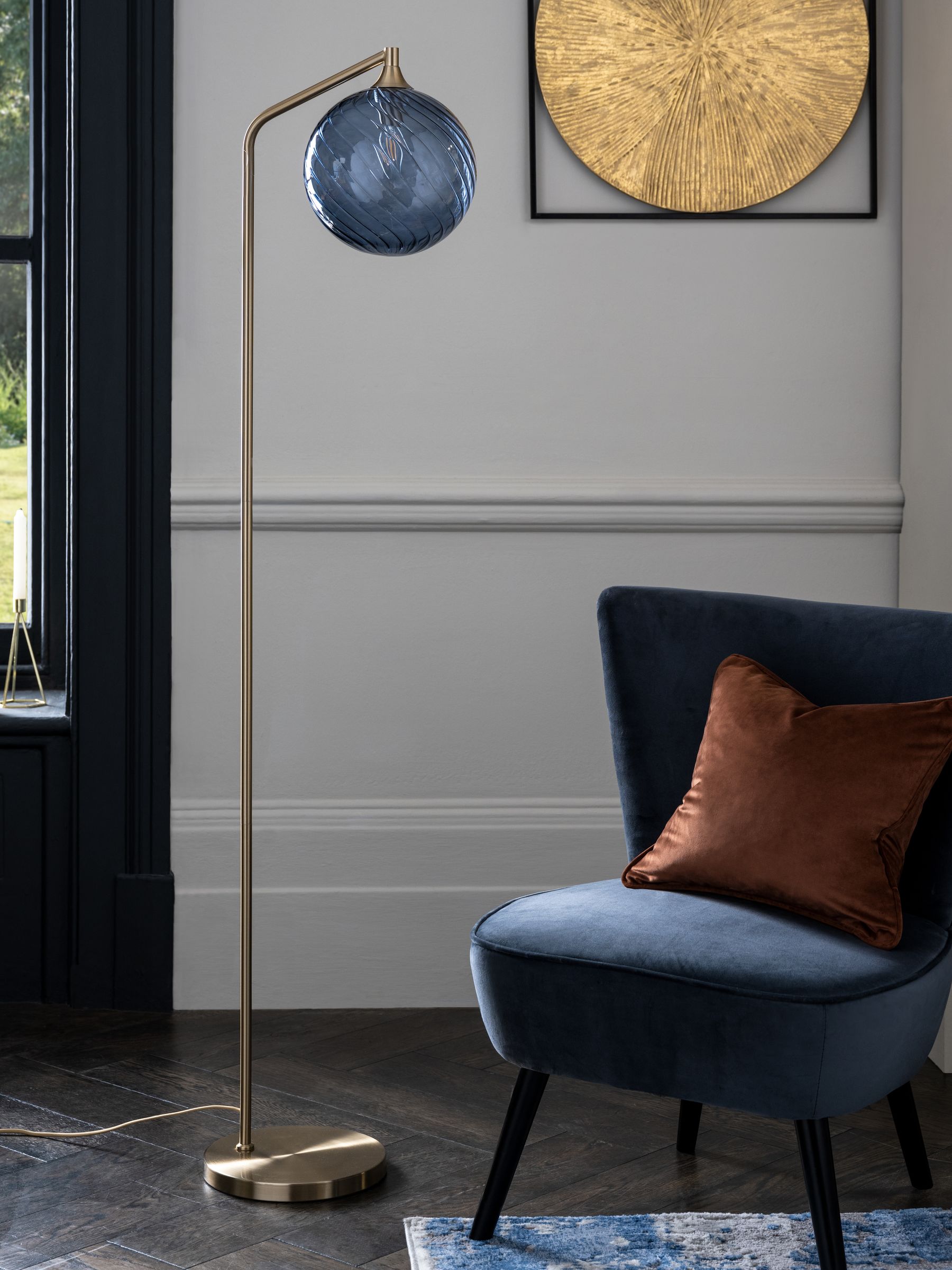 Buy Blue Freya Floor Lamp from the Next UK online shop