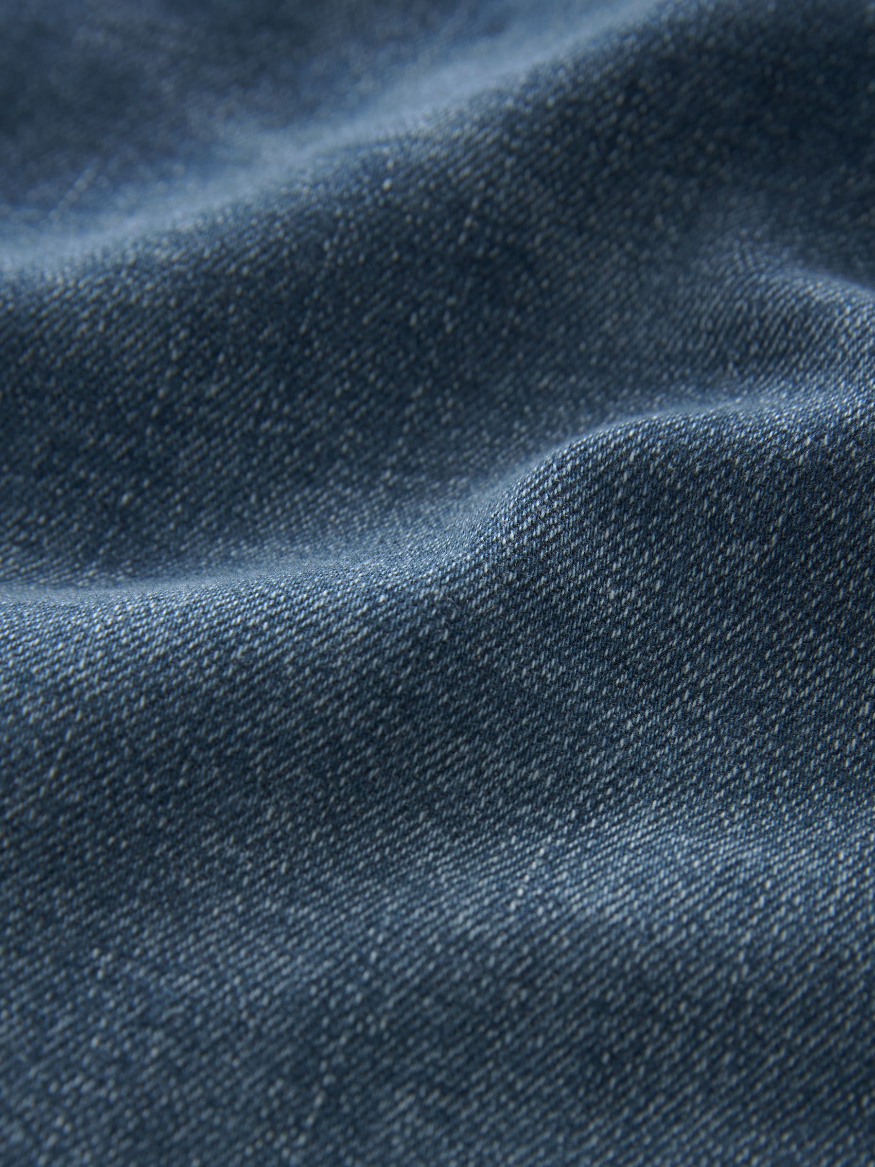 Buy Mid Blue Slim Fit Stretch Denim Shorts from Next Australia