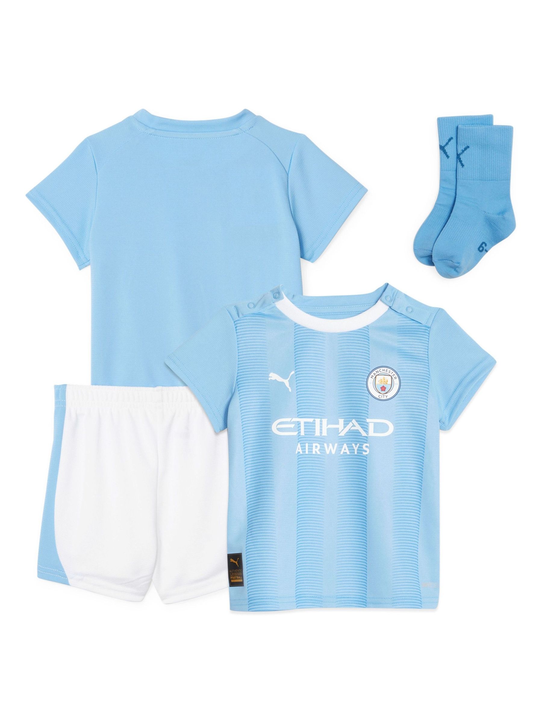 Buy Puma Light Blue Manchester City Home 23/24 Babykit from the Next UK ...
