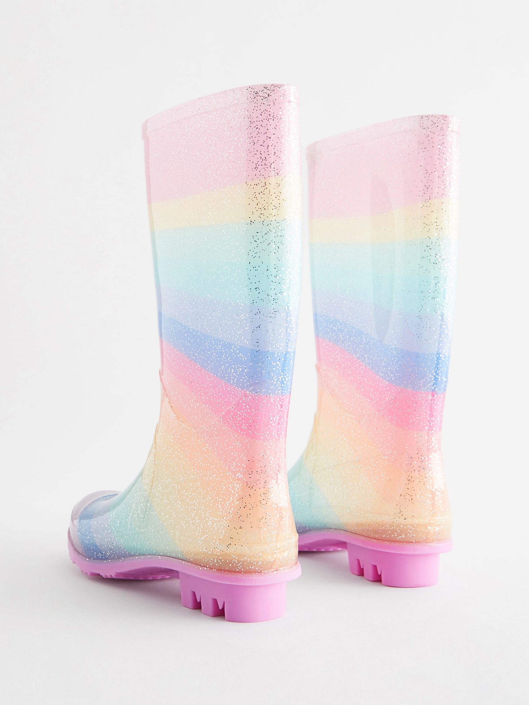 Buy Rainbow Glitter Wellies from the Next UK online shop