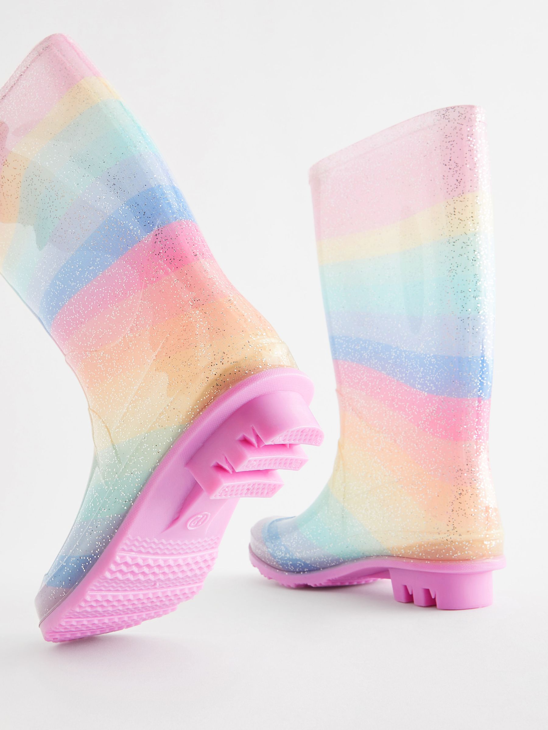 Buy Rainbow Glitter Wellies from the Next UK online shop