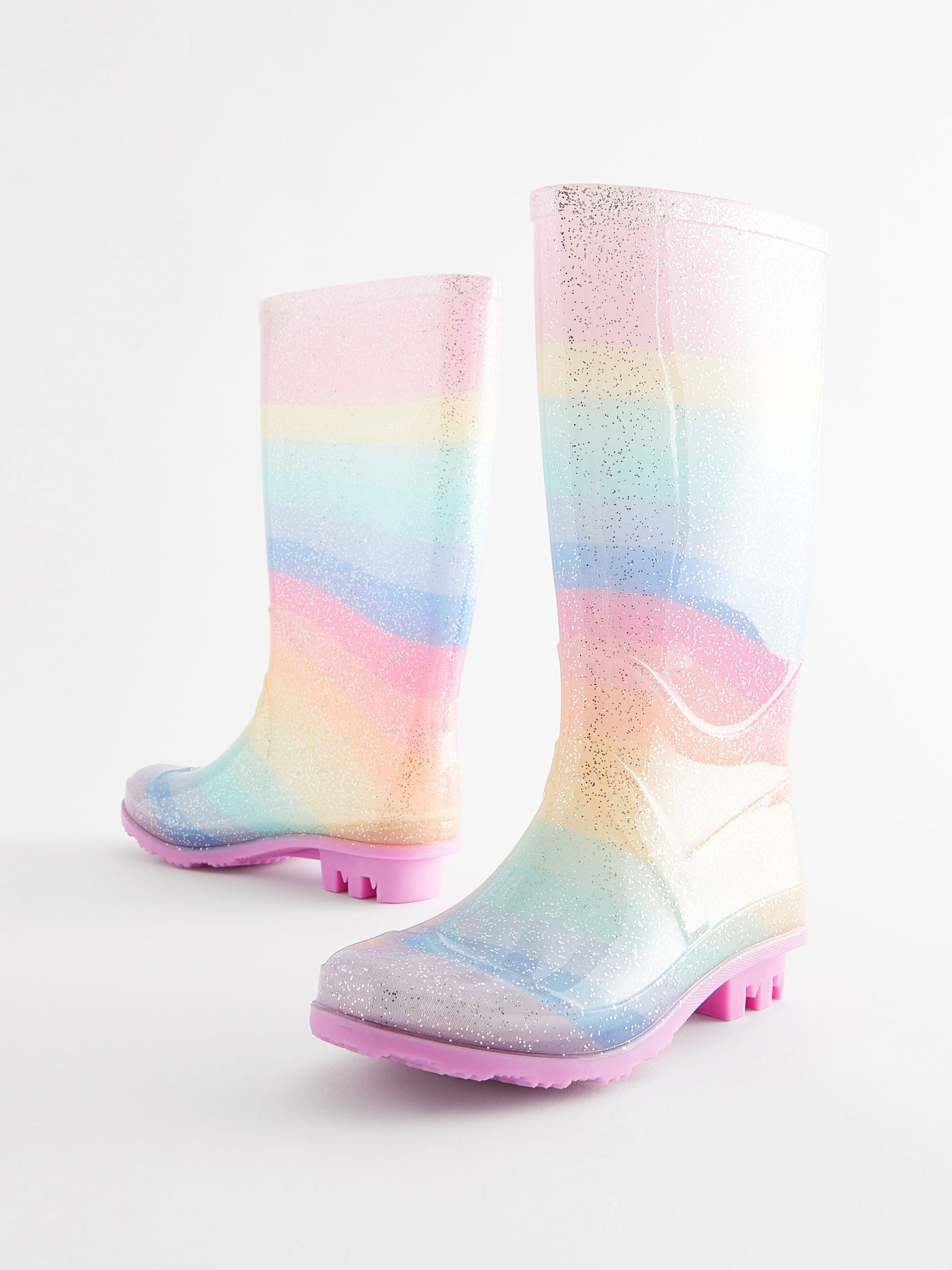 Buy Rainbow Glitter Wellies from the Next UK online shop