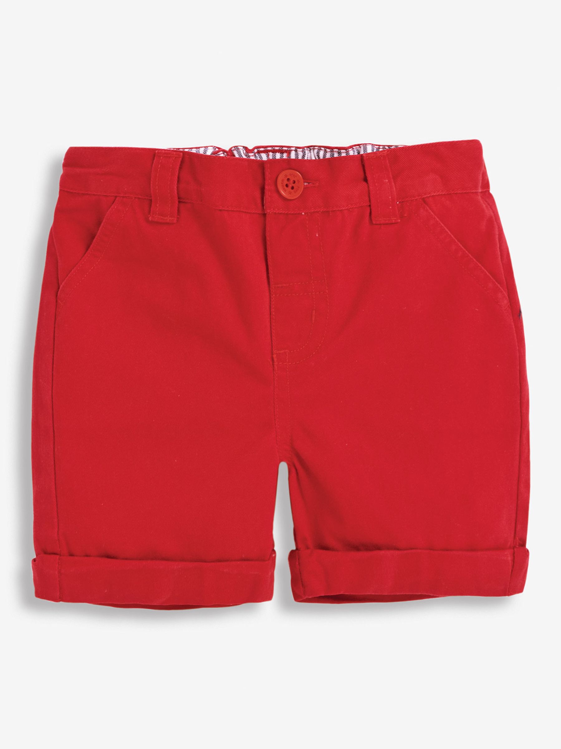 Buy JoJo Maman Bébé Red Twill Chino Shorts from the Next UK online shop