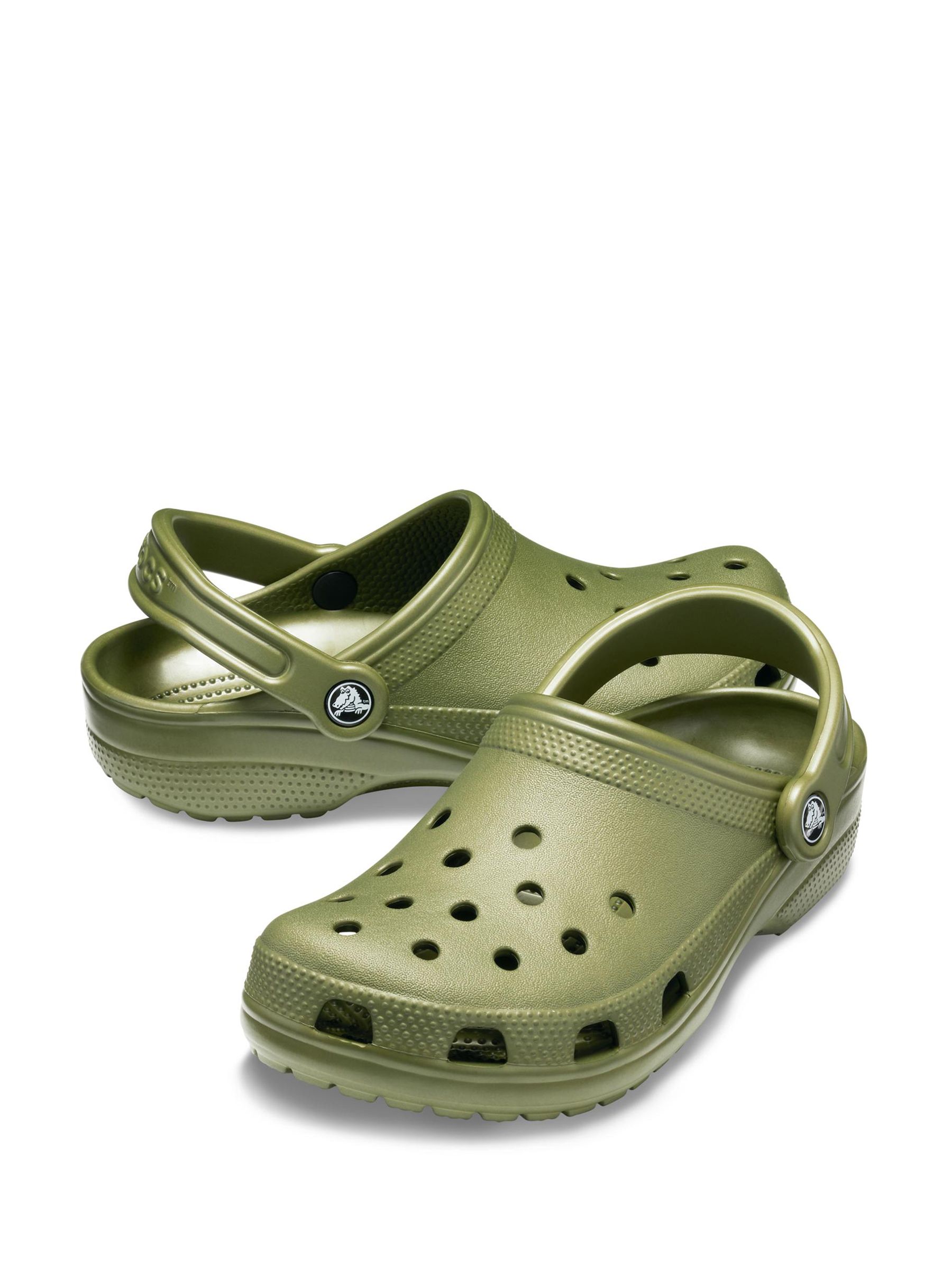 Buy Crocs Khaki Green Adults Classic Clogs from the Next UK online shop