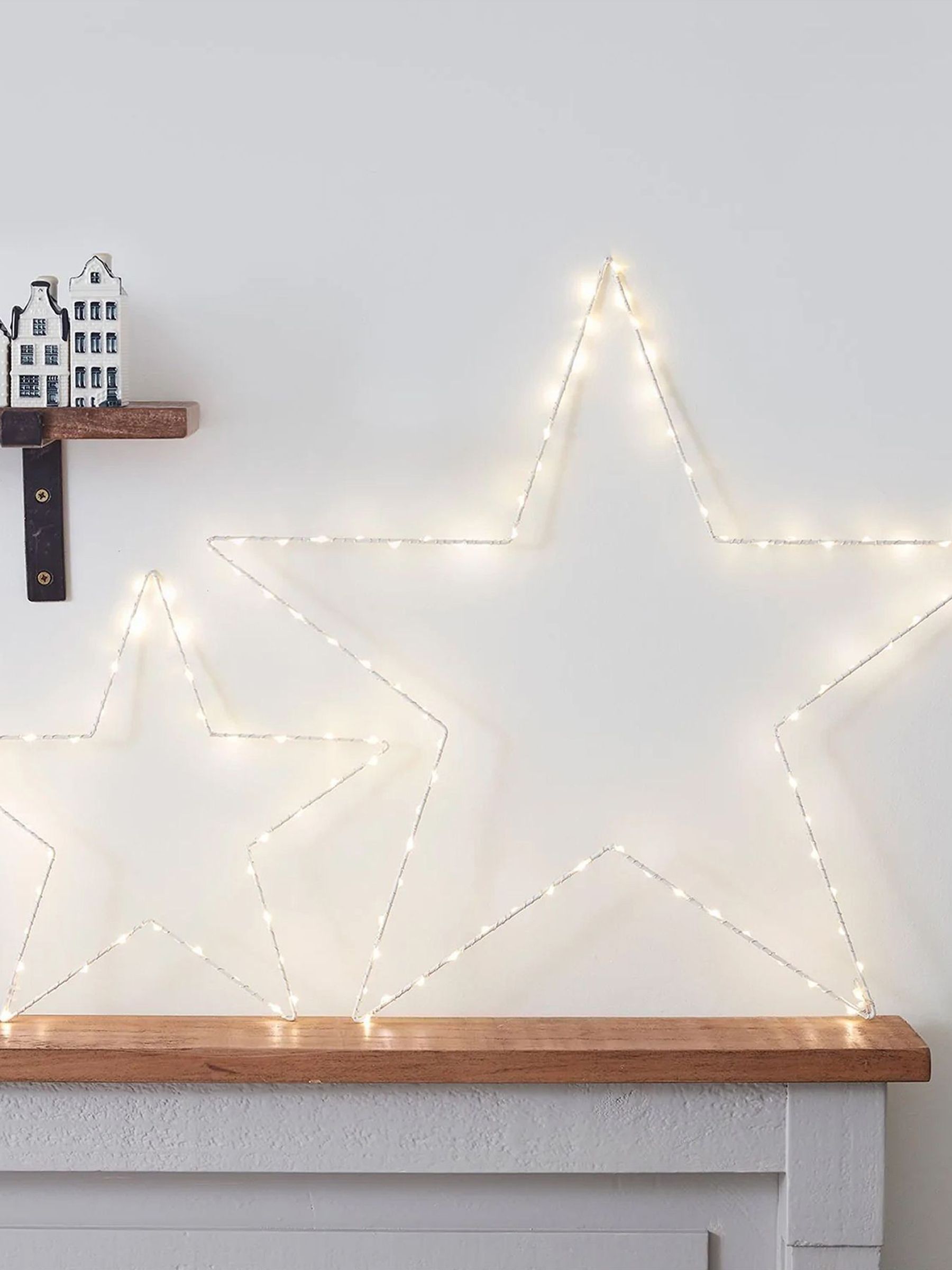 Buy Lights4fun Set of 2 Light Up LED Stars from the Next UK online shop