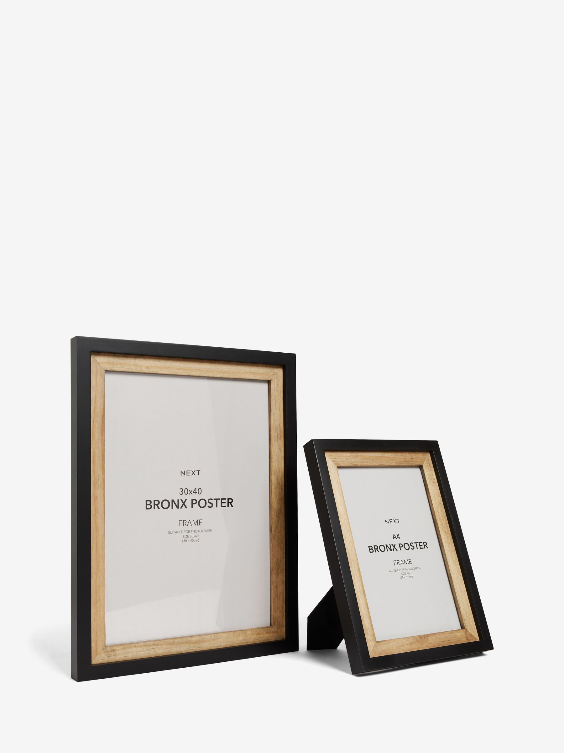 Buy Black Bronx Wood Large Picture Frame from the Next UK online shop