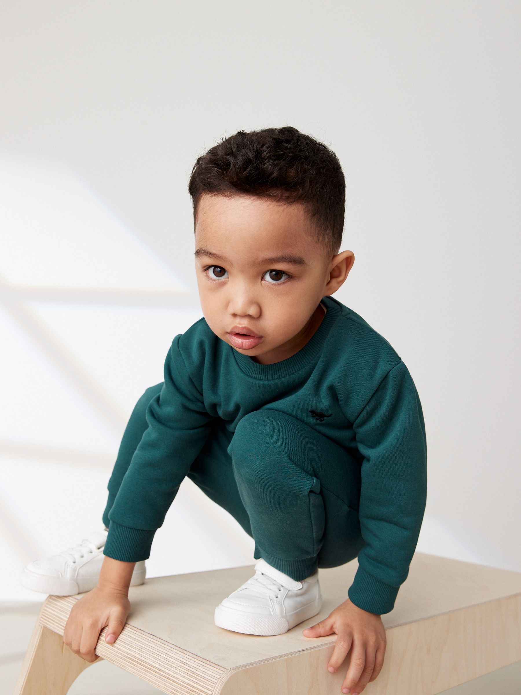 Buy Green Jersey Sweatshirt And Joggers Set (3mths-7yrs) from Next USA