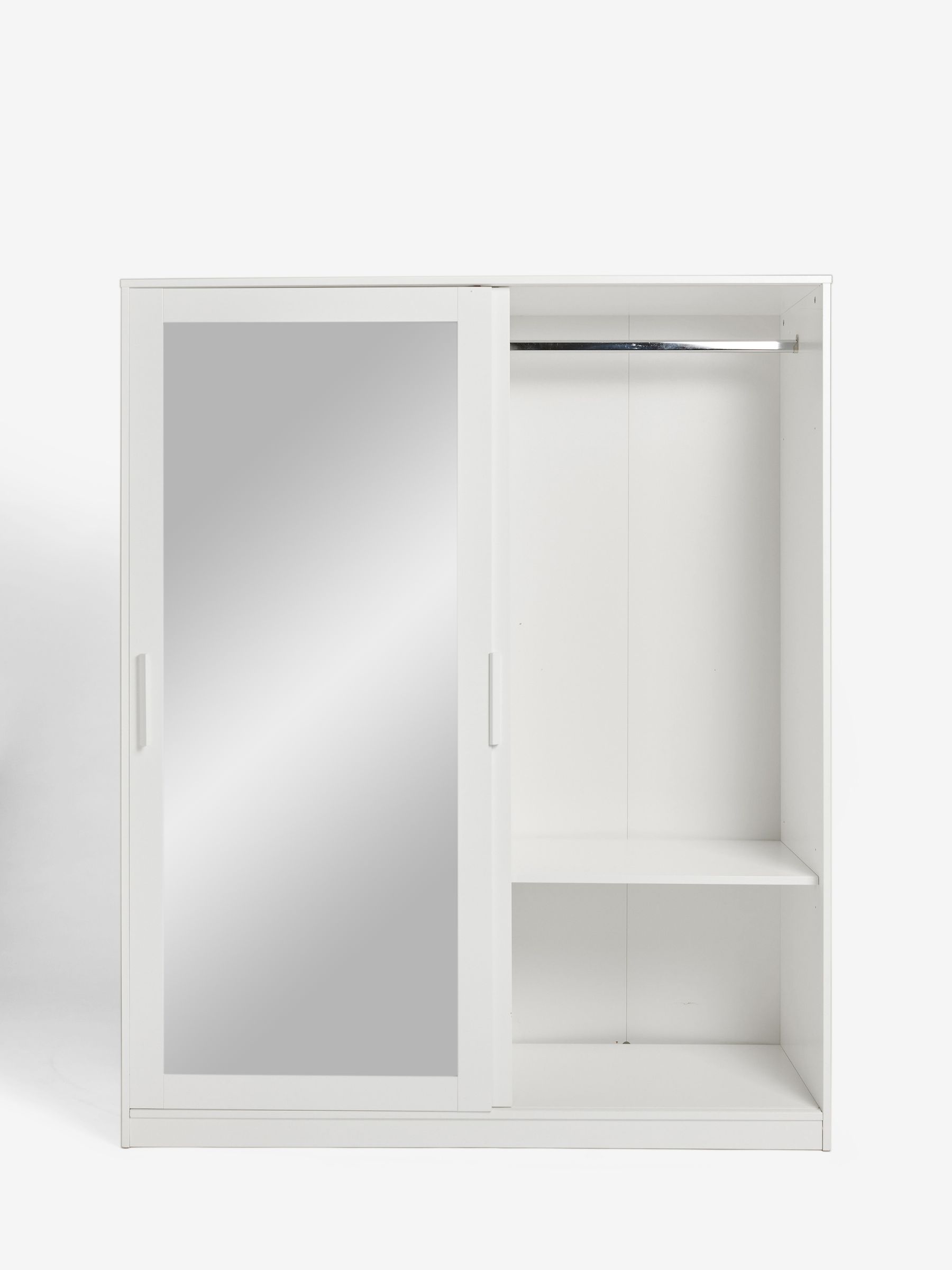 Buy White Flynn 1.5m Sliding Wardrobe from the Next UK online shop