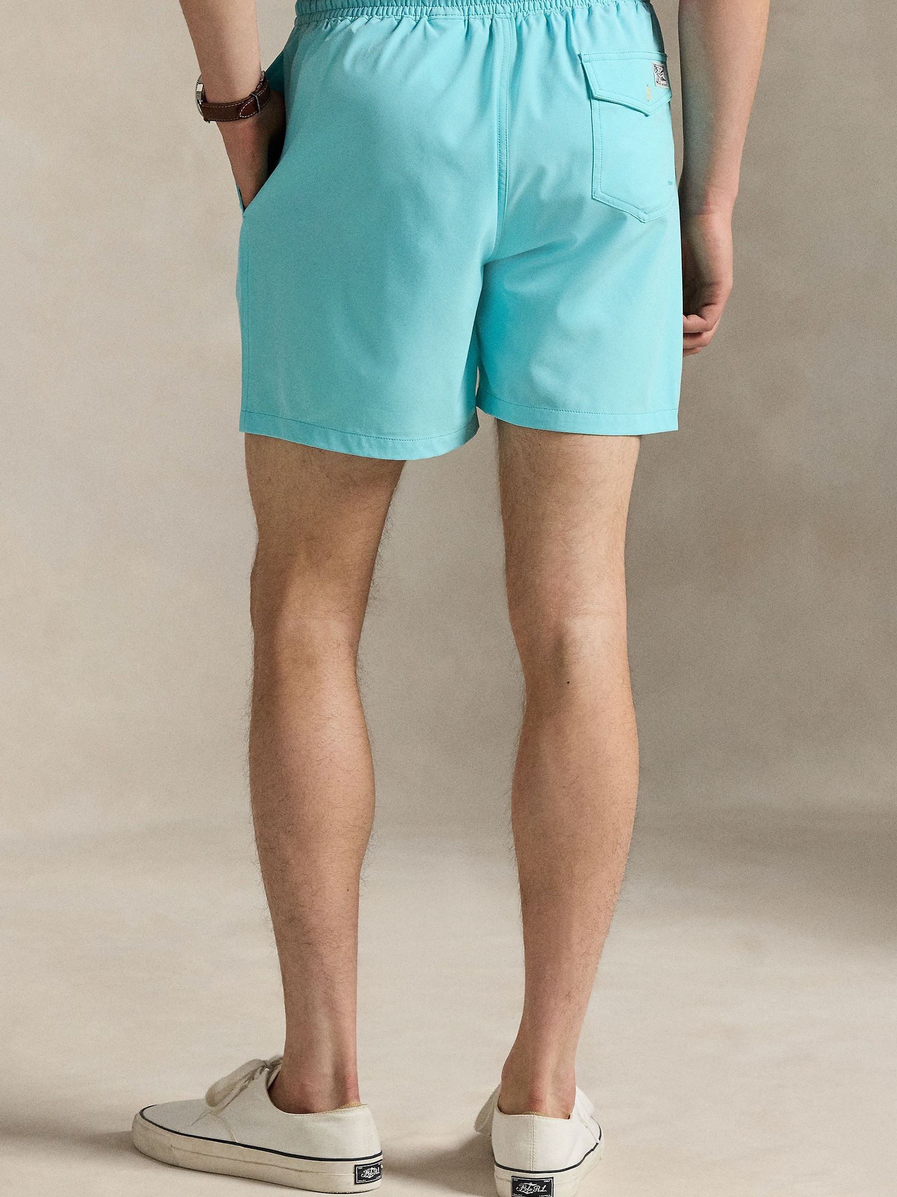Buy Polo Ralph Lauren Hammond Blue Traveller 5.7inch Swim Shorts from ...