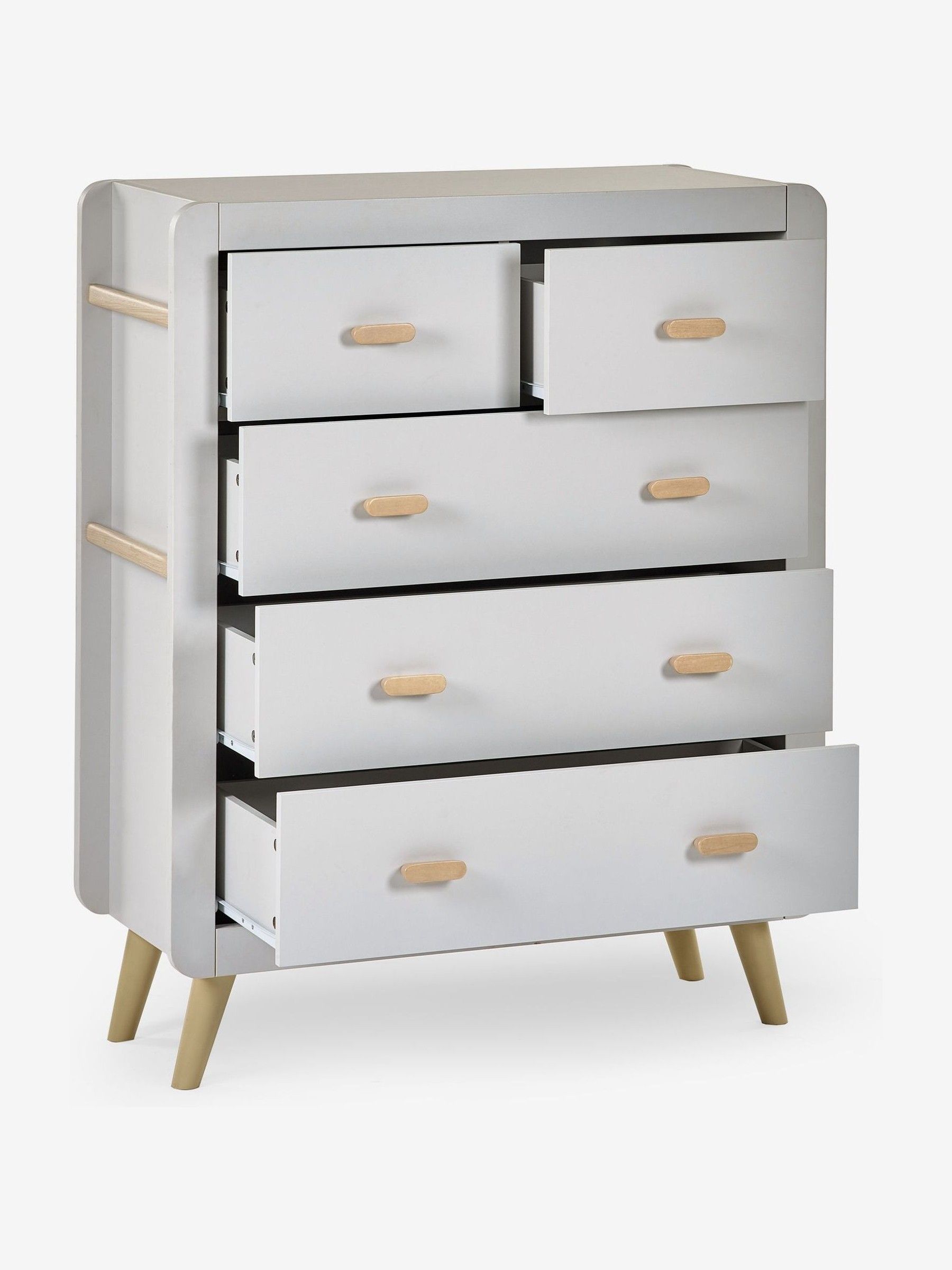 Buy Grey Alix Kids 5 Drawer Chest of Drawers from the Next UK online shop