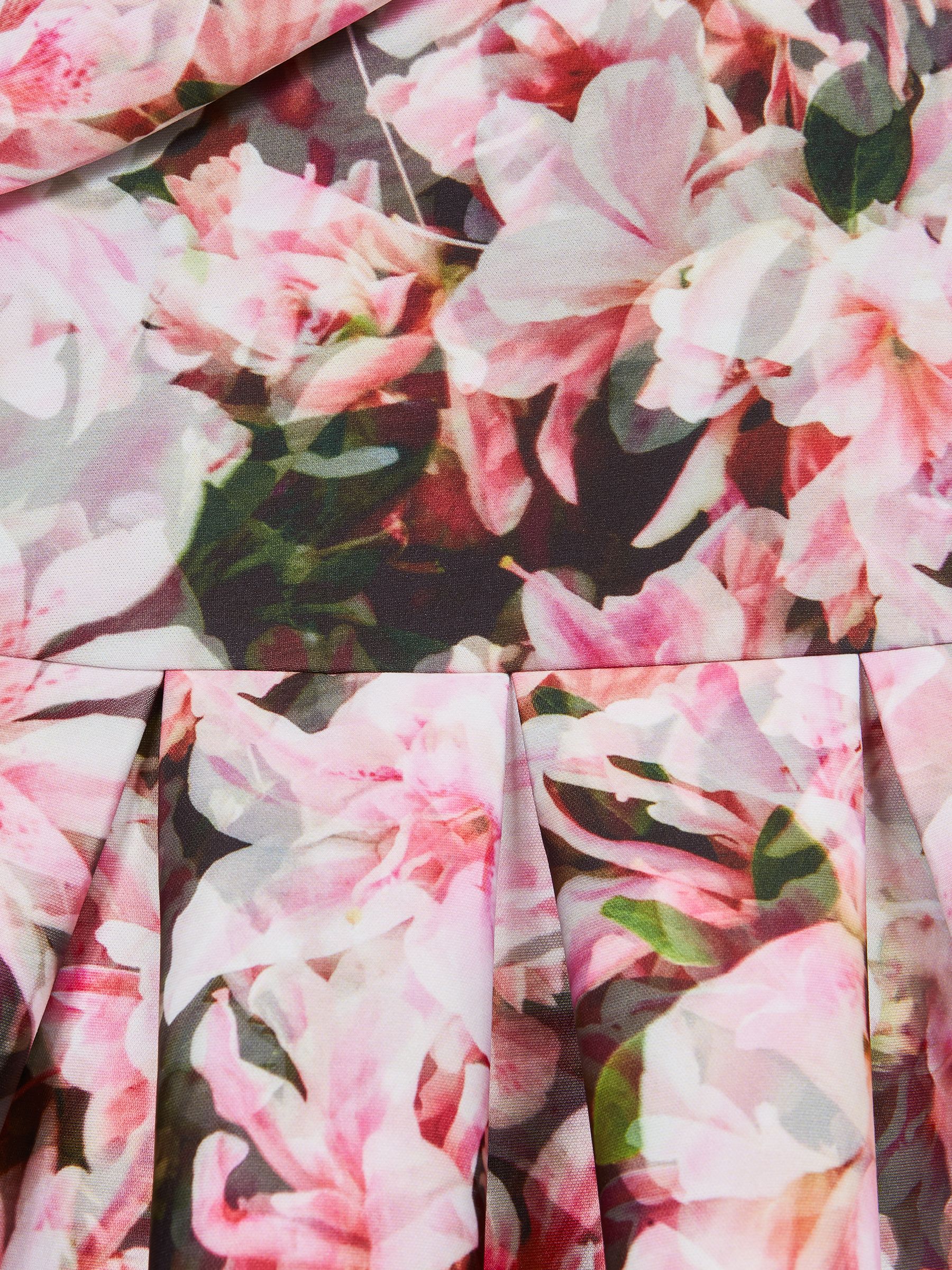 Buy Reiss Pink Print Emily Scuba Floral Printed Dress from the Next UK ...