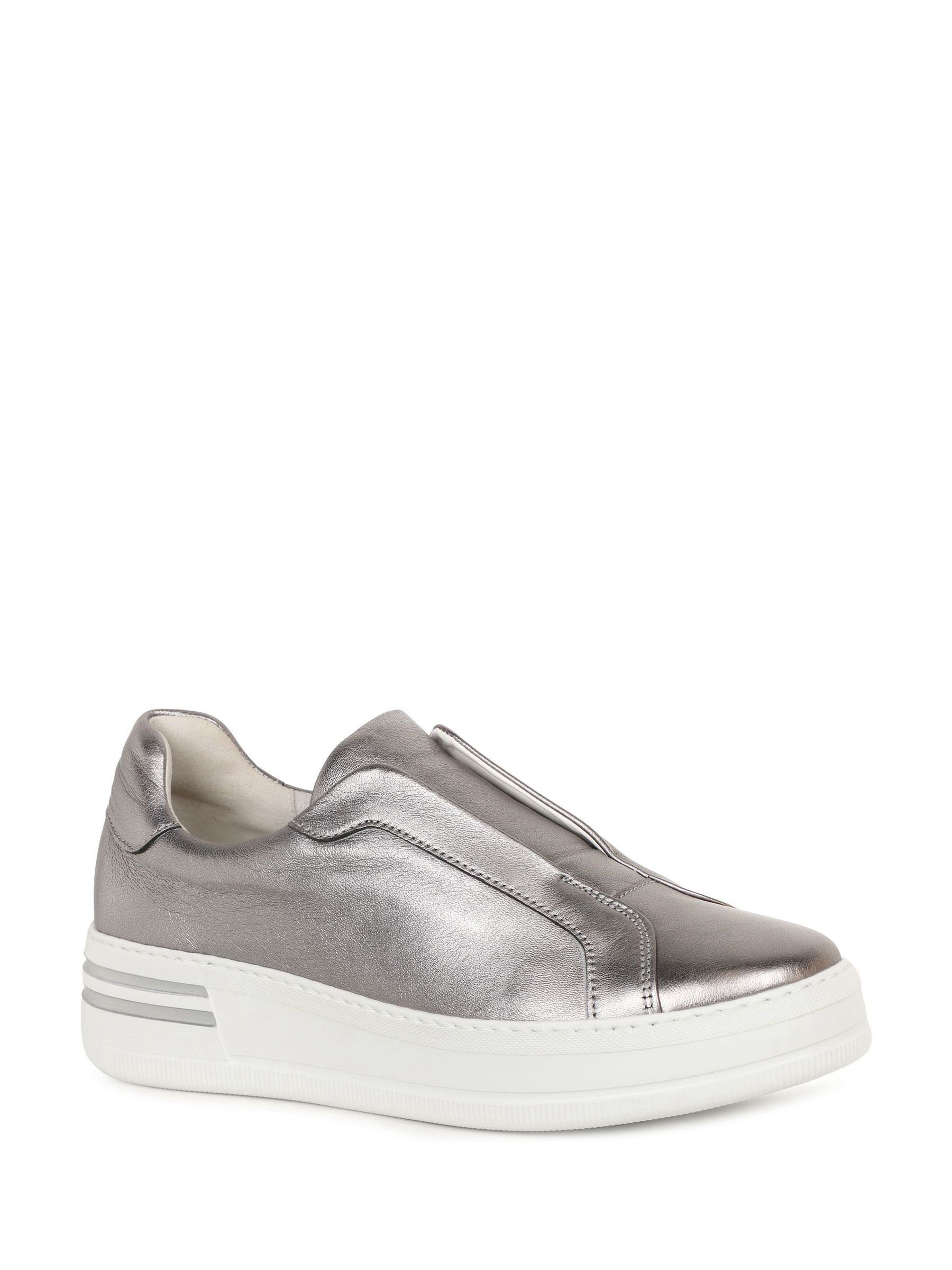 Buy Gabor Metallic Kea Slip On Flatform Trainers from the Next UK ...