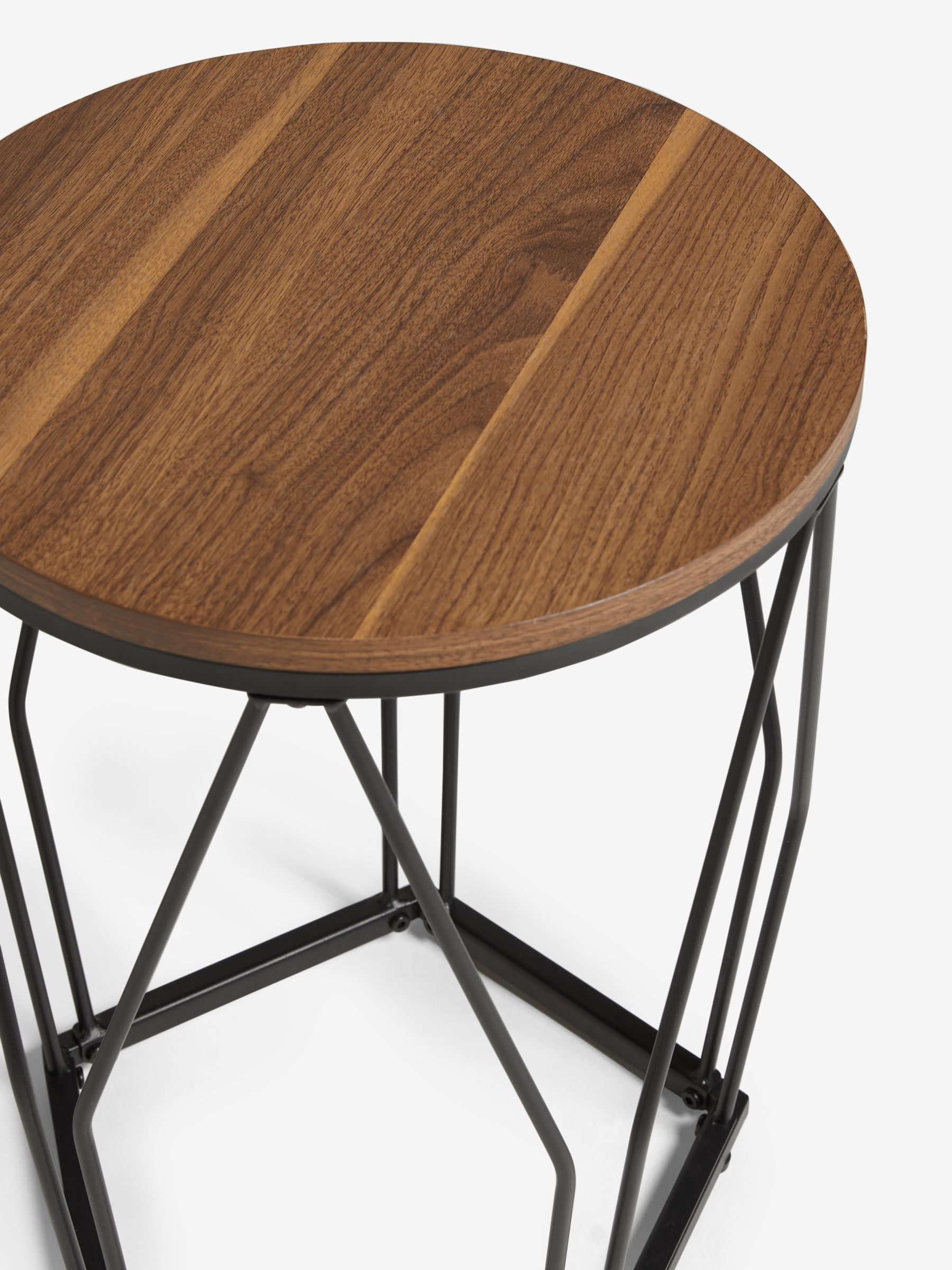Buy Dark Pyramid Oak Effect Side Table from the Next UK online shop