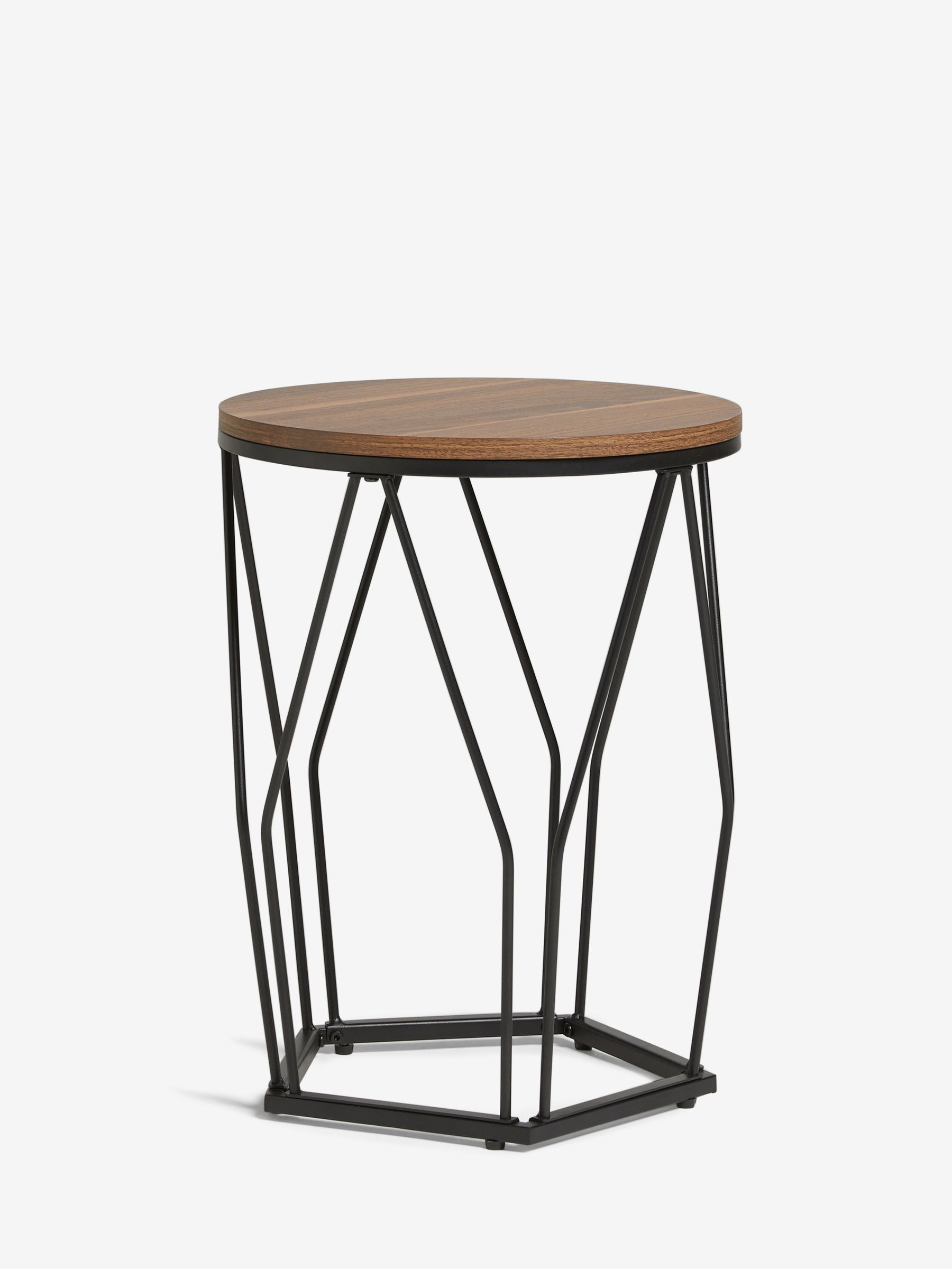 Buy Dark Pyramid Oak Effect Side Table from the Next UK online shop