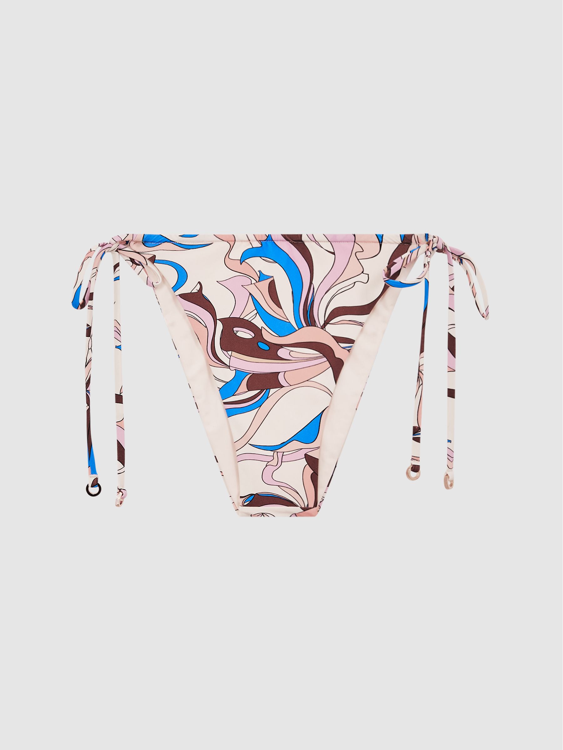 Buy Reiss Multi Jamila Tie Side Printed Bikini Bottoms from the Next UK ...