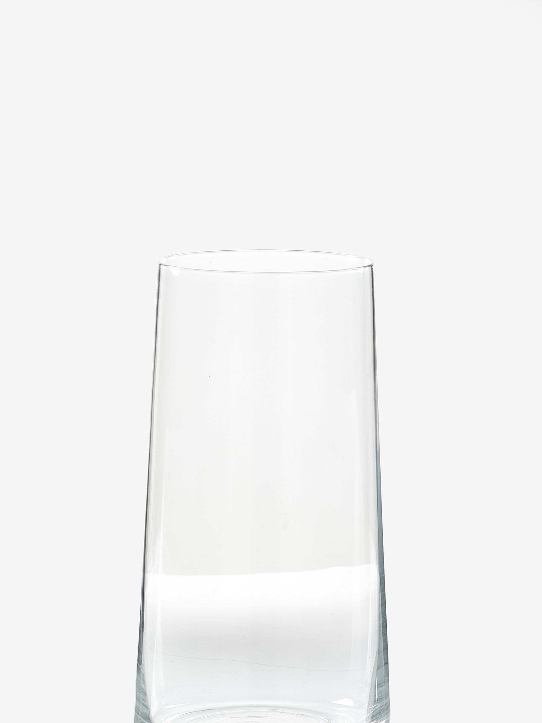 Buy Set of 4 Clear Angular Set of 4 Tall Tumbler Glasses from the Next ...