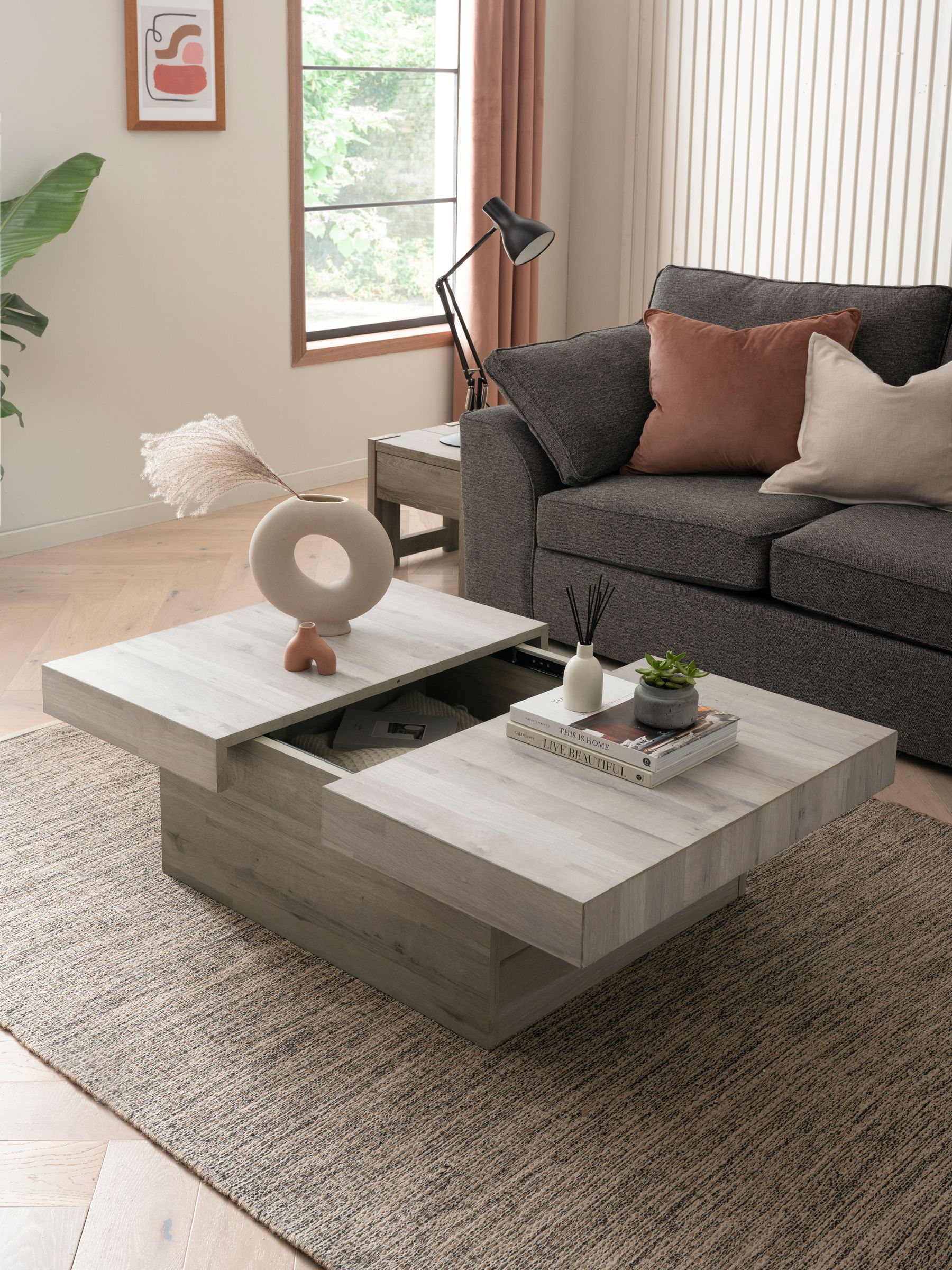 Buy Grey Bronx Storage Coffee Table from the Next UK online shop