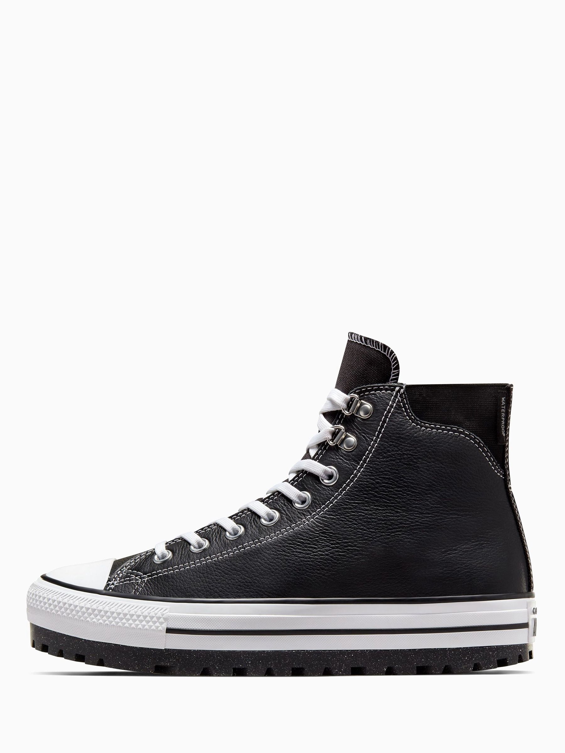 Buy Converse Black/White Chuck Taylor Waterproof City Trek Trainers ...