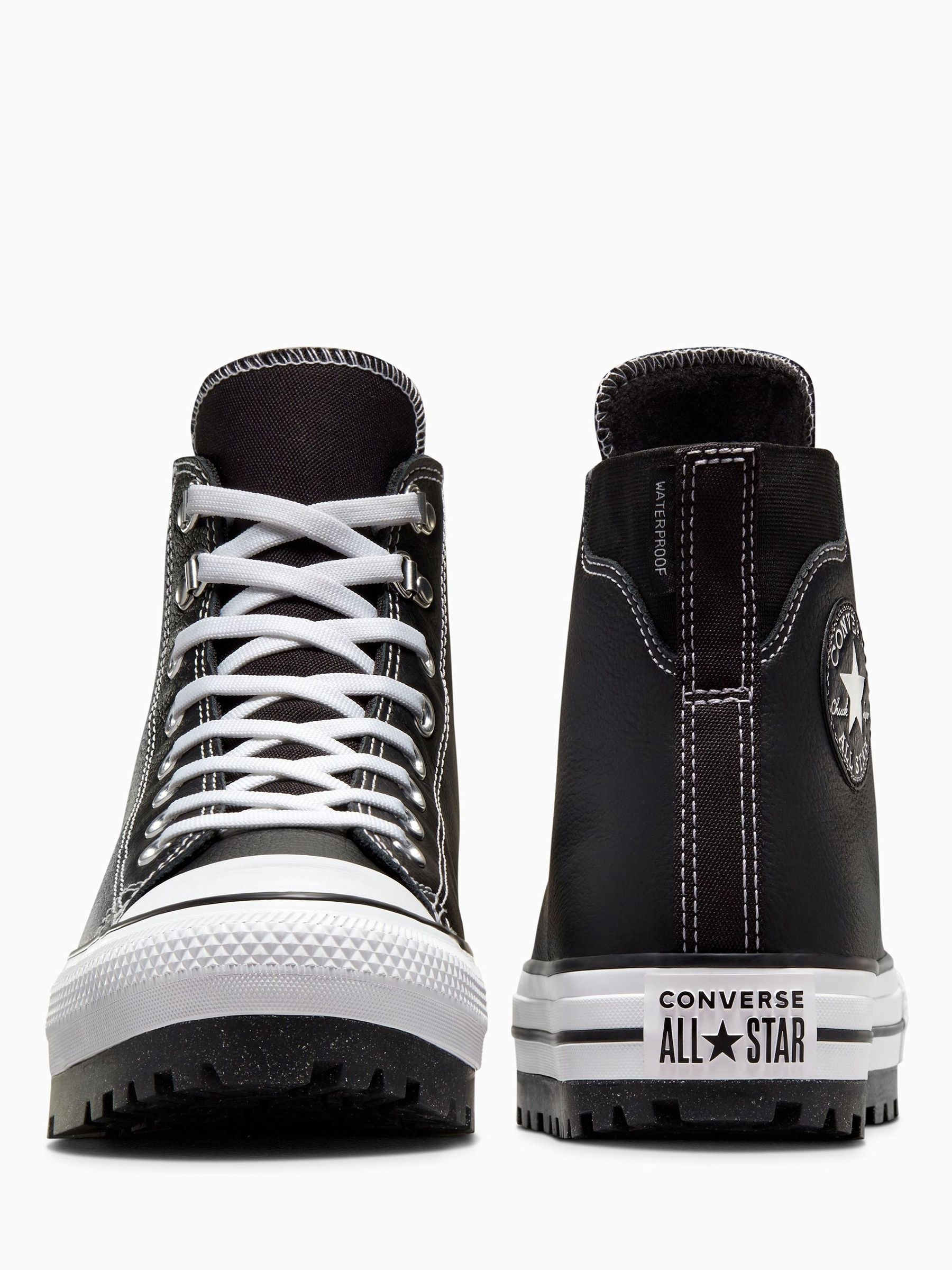 Buy Converse Black/White Chuck Taylor Waterproof City Trek Trainers ...