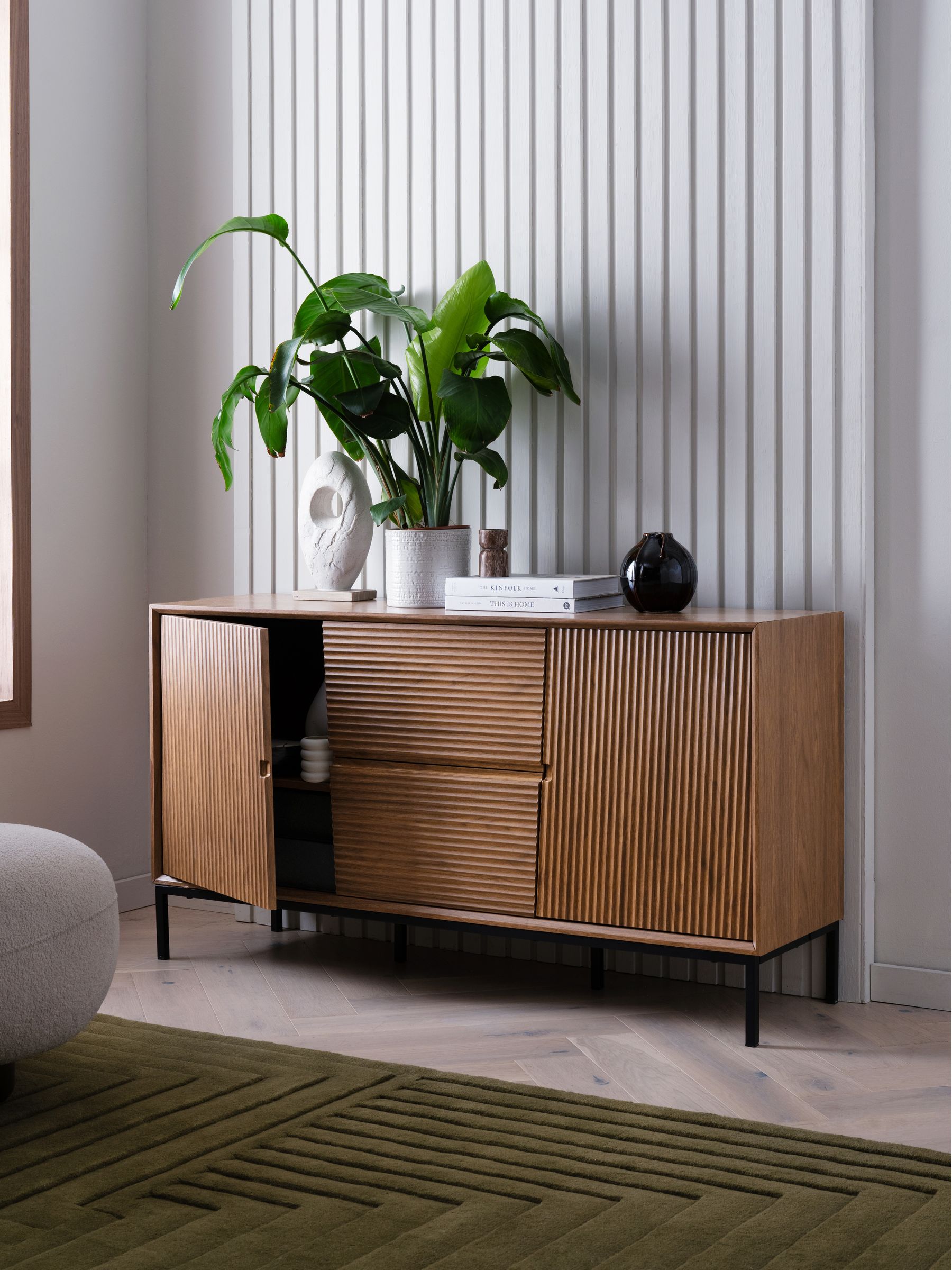 Buy Dark Marlow Oak Effect Large Sideboard from Next Ireland