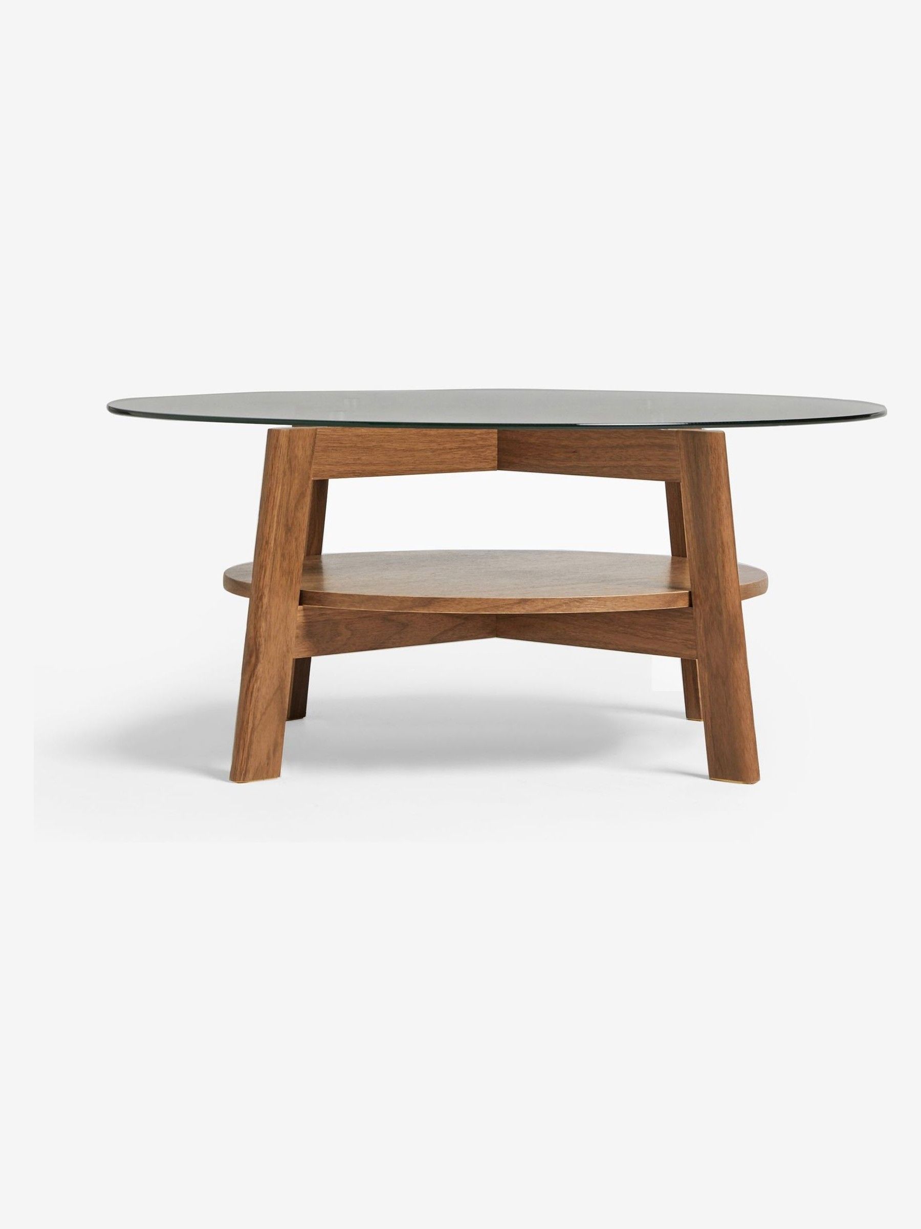 Buy Dark Marlow Glass Oak Effect Coffee Table from the Next UK online shop