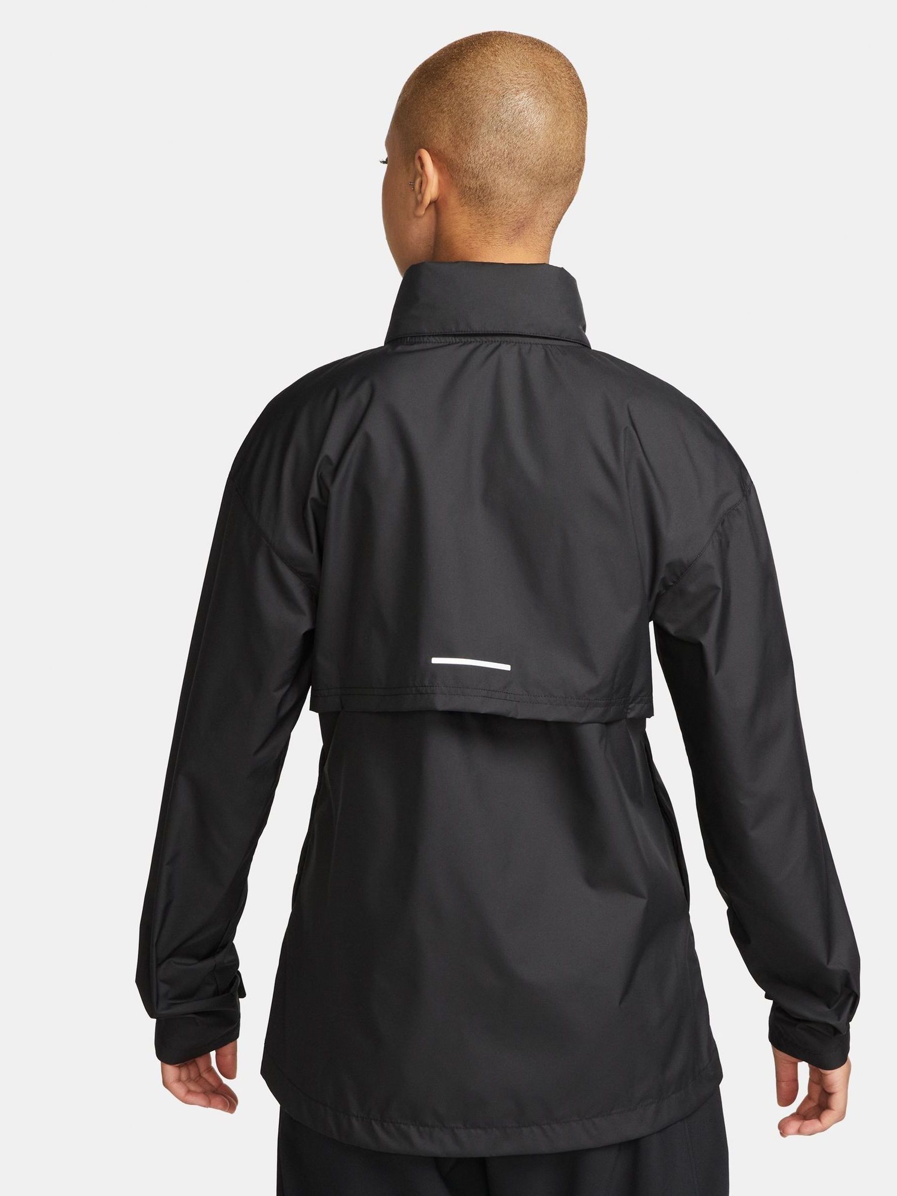 Buy Nike Black Fast Repel Water Repellent Running Jacket from the Next ...