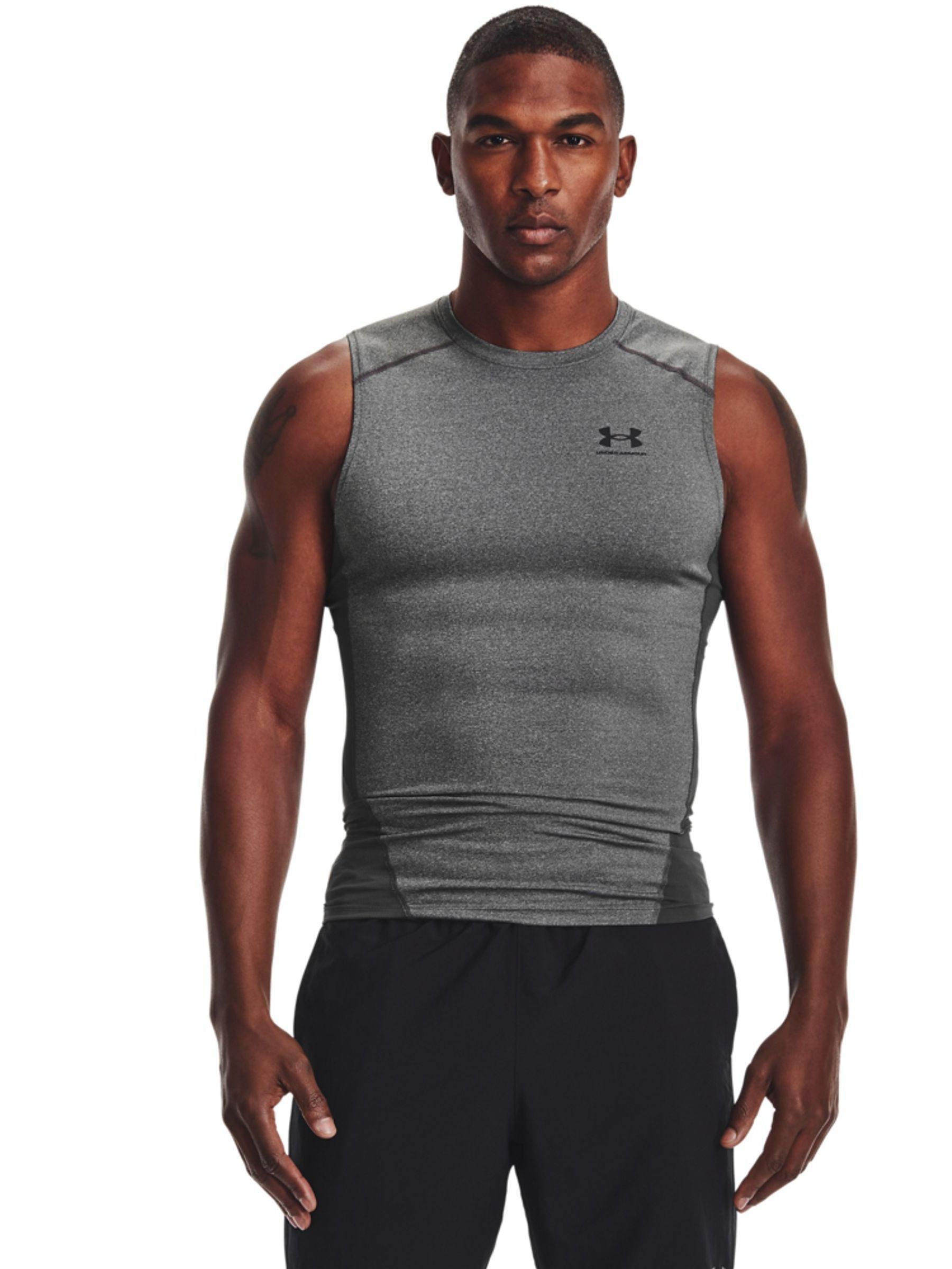 Buy Under Armour Grey HeatGear Base Layer Vest from the Next UK online shop