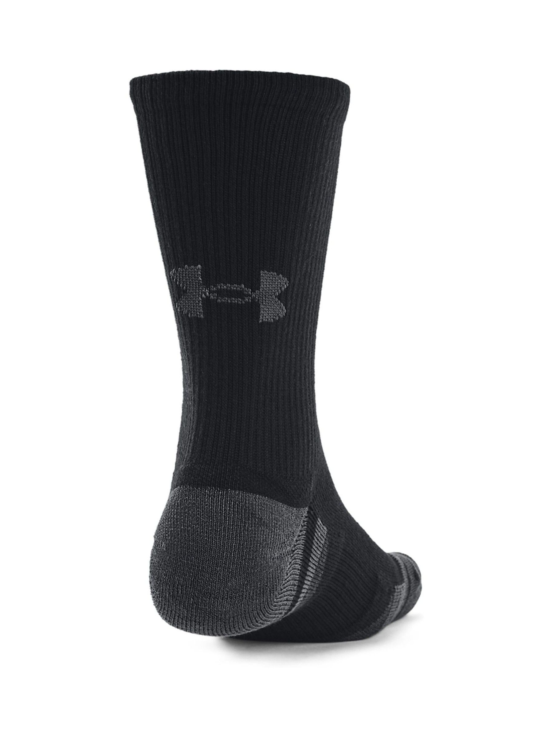 Buy Under Armour Black Crew Performance Tech Crew Socks 3 Pack from the ...