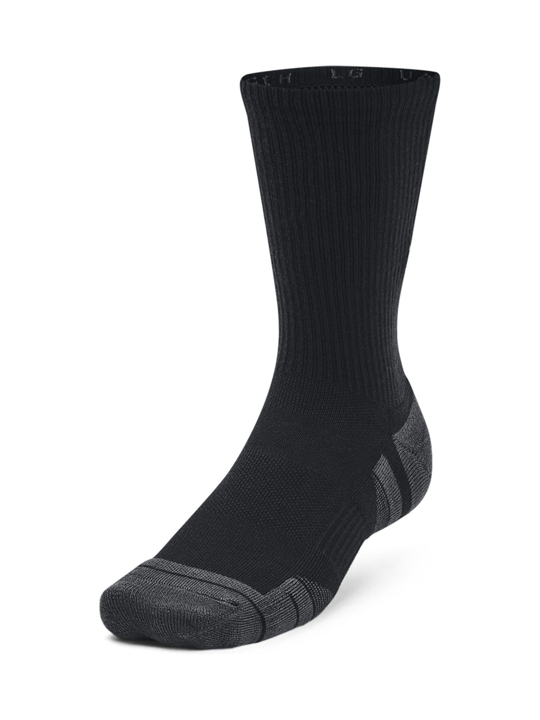 Buy Under Armour Black Crew Performance Tech Crew Socks 3 Pack from the ...