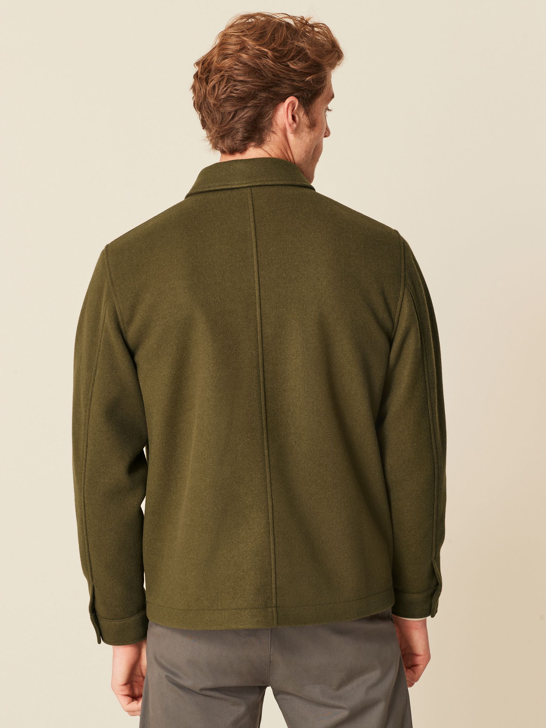 Buy Olive Green Trucker Jacket from Next Luxembourg Buy Olive Green Trucker Jacket from Next Luxembourg