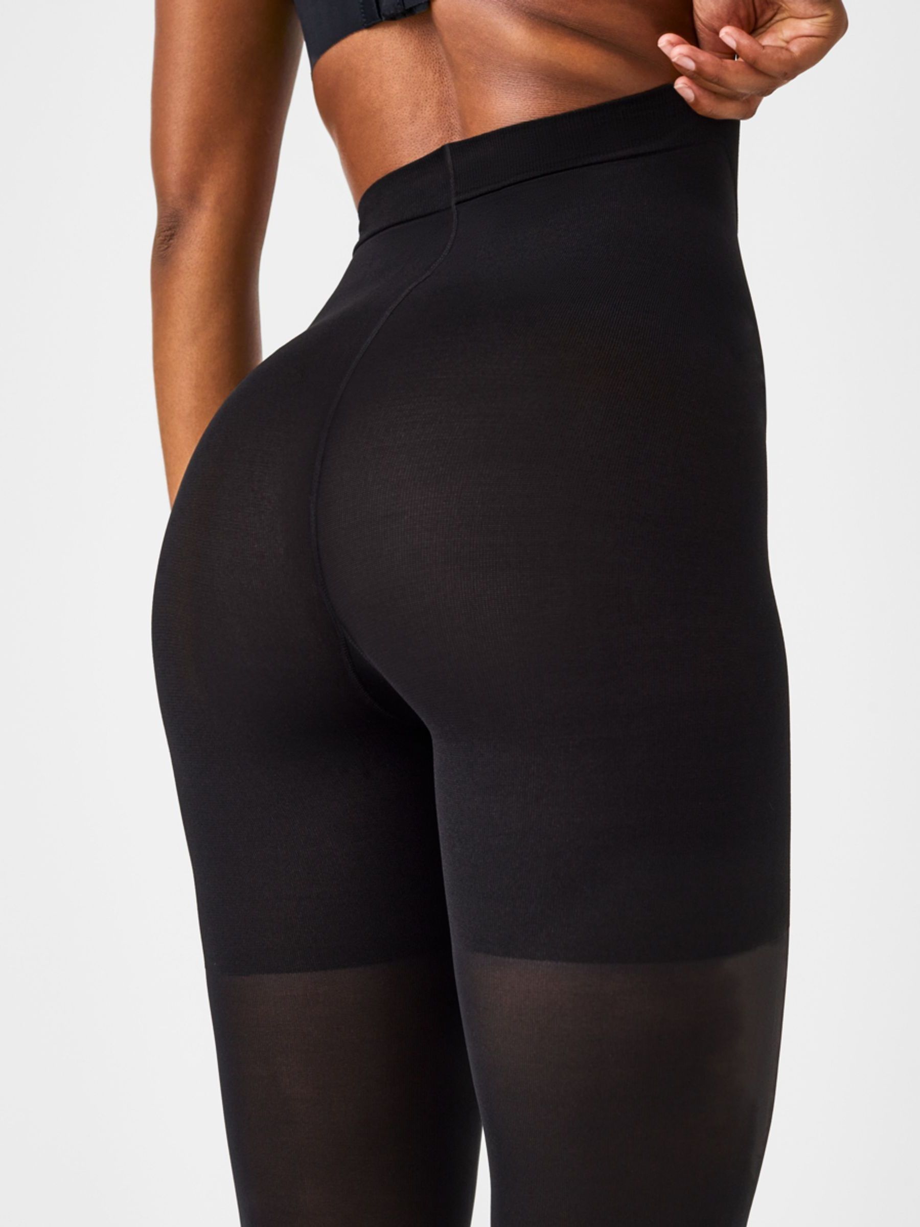 Buy SPANX Black Tight-End Tights®, High-Waisted Tights from the Next UK ...