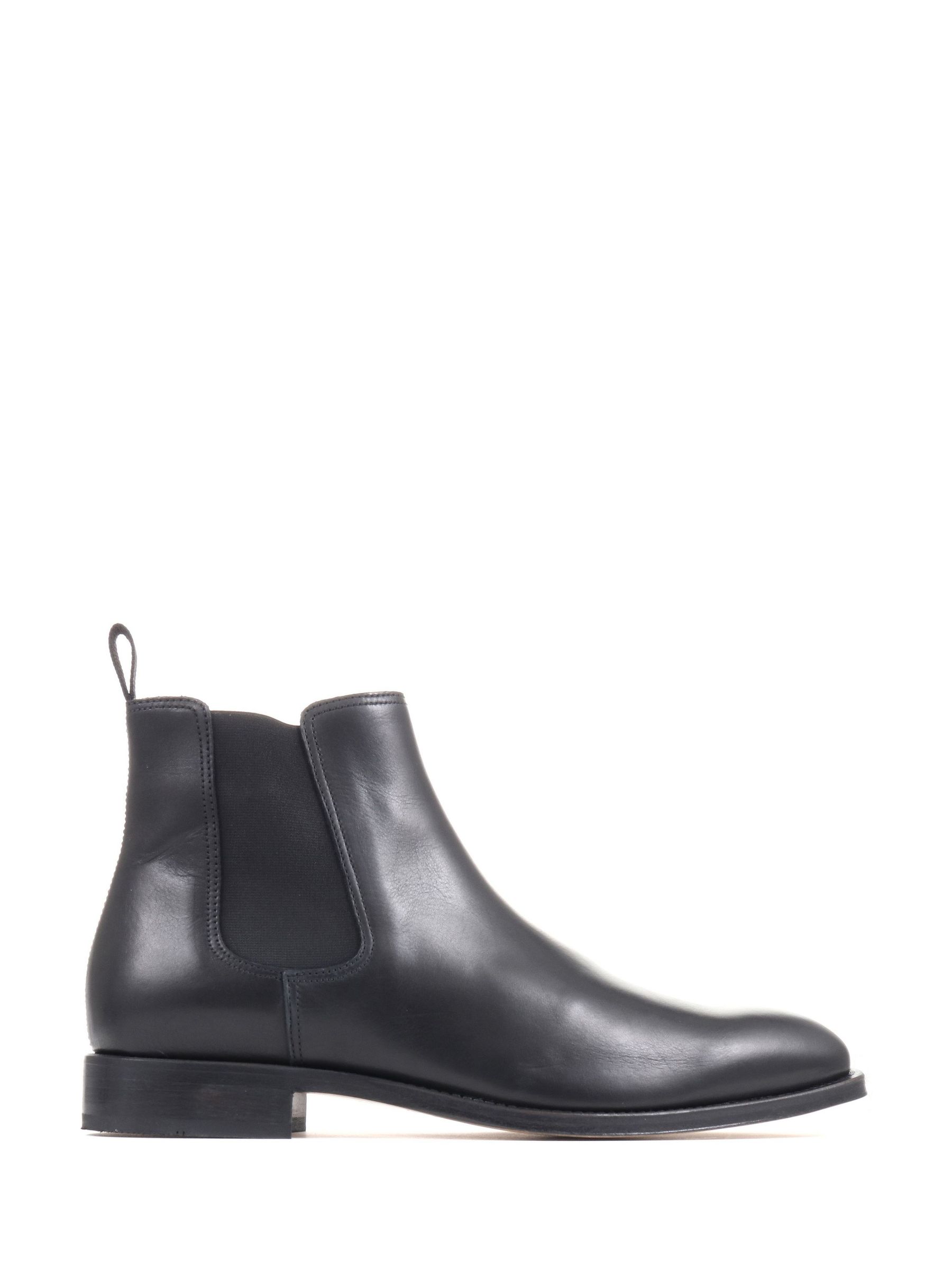 Buy Jones Bootmaker Black Cheltenham Handmade Chelsea Boots from the ...