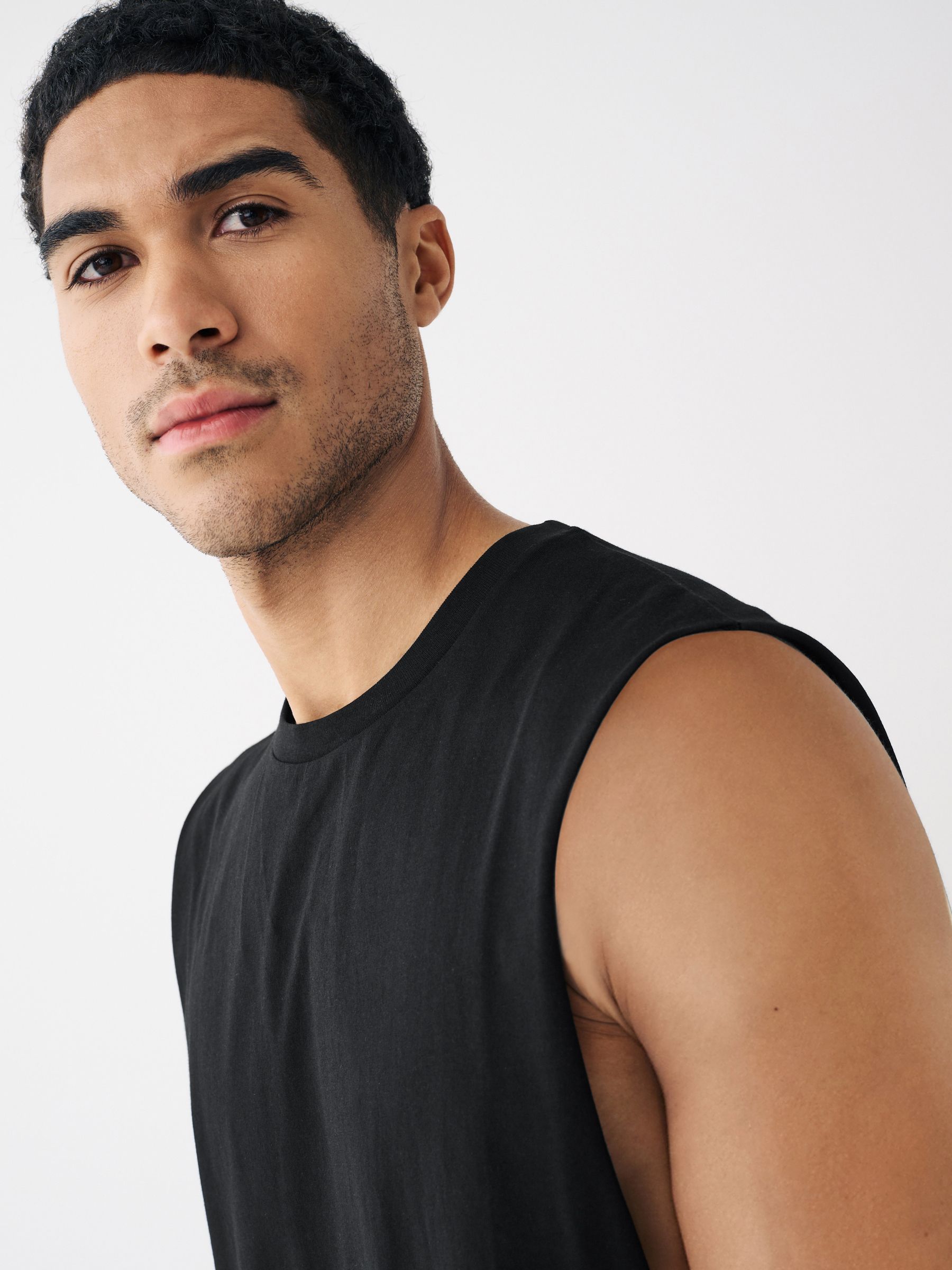 Buy Black Tank Top Vest from Next United Arab Emirates