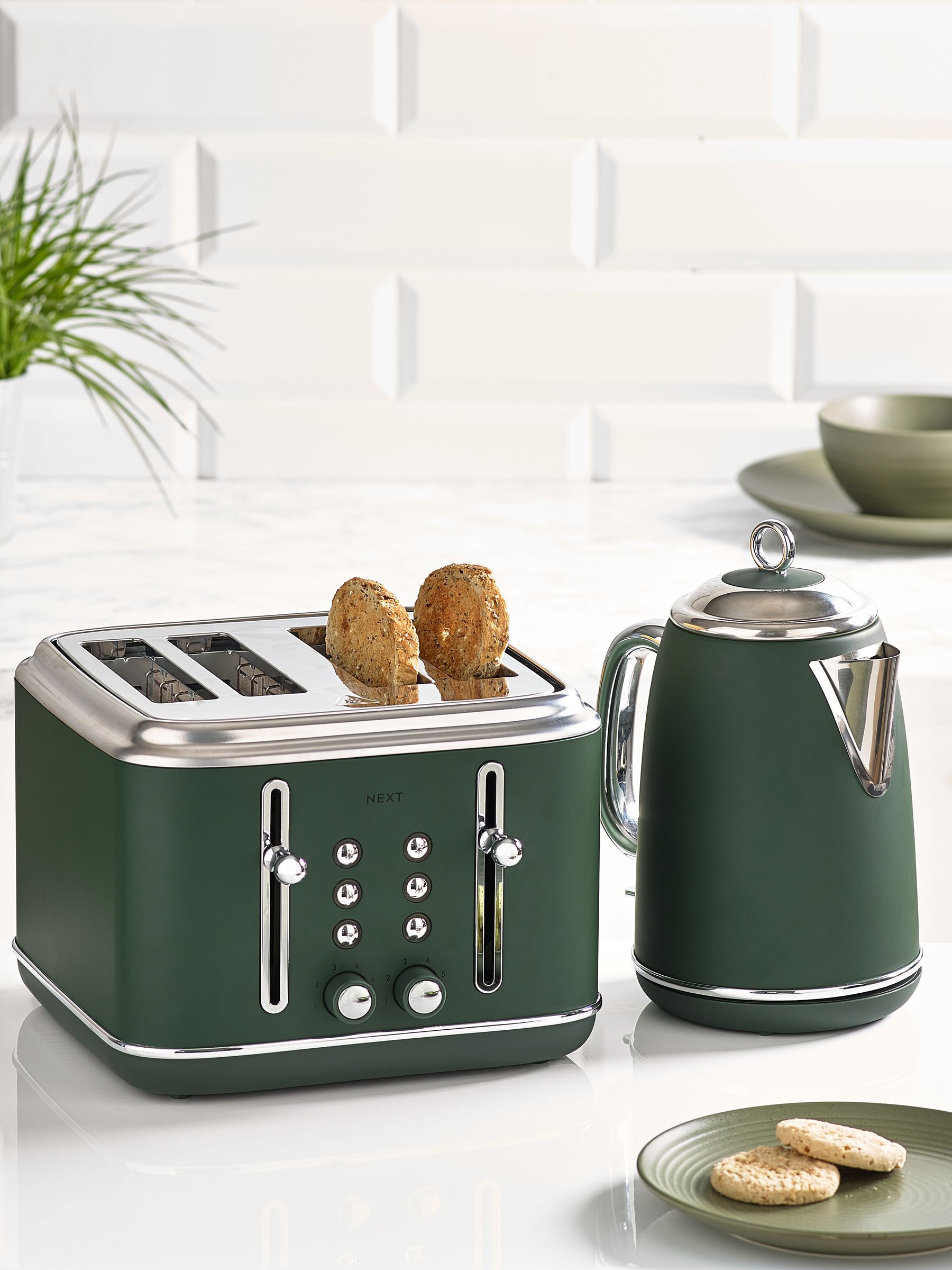 Buy Green Erin 4 Slice Toaster from the Next UK online shop