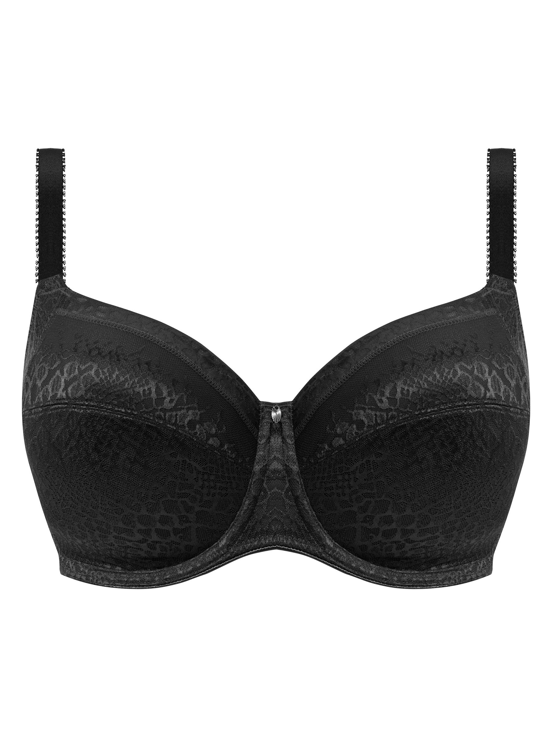 Buy Fantasie Black Envisage Underwire Full Cup Side Support Bra from ...