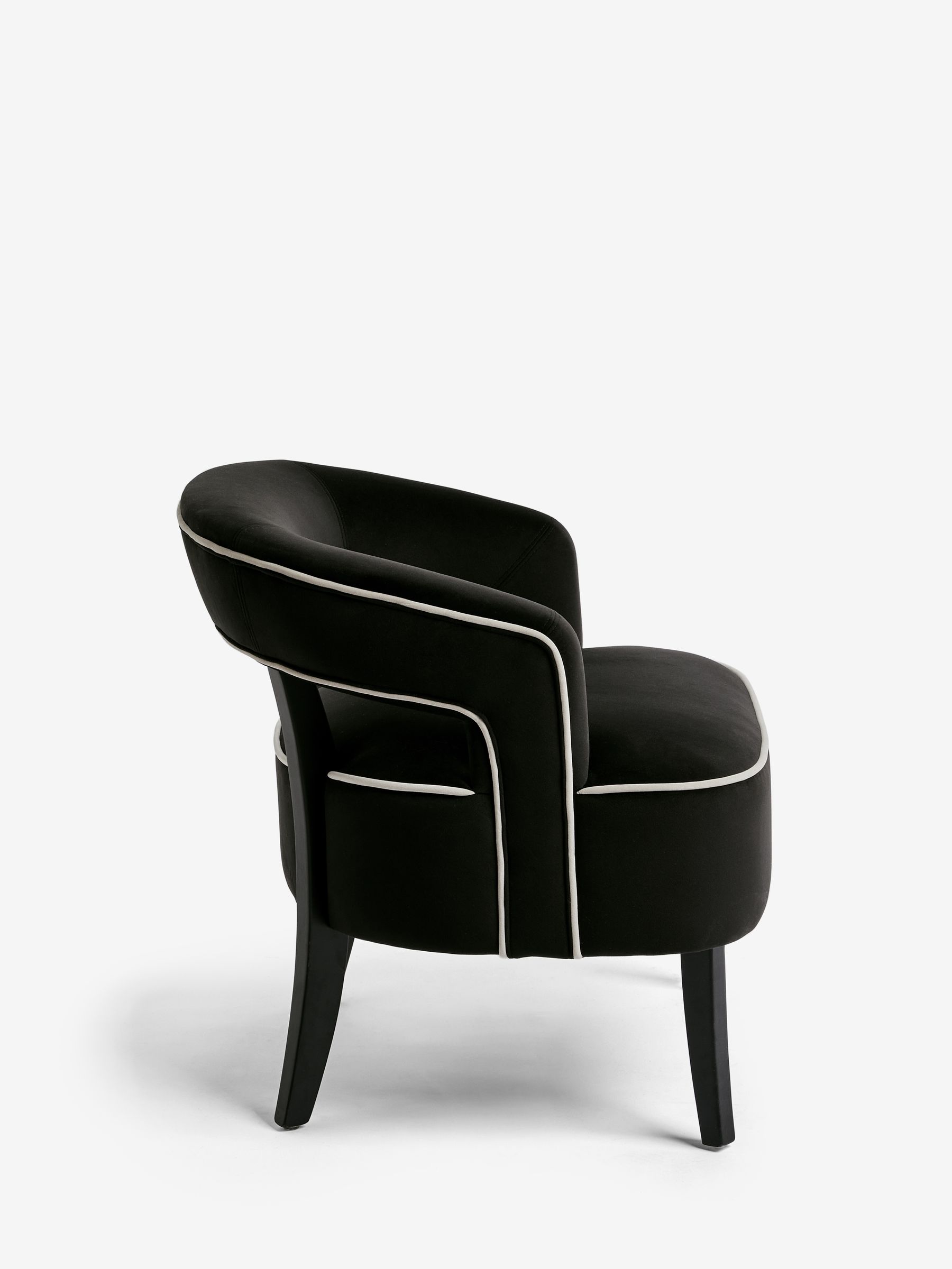 Buy Soft Velvet Black Remi Accent Chair from Next Ireland