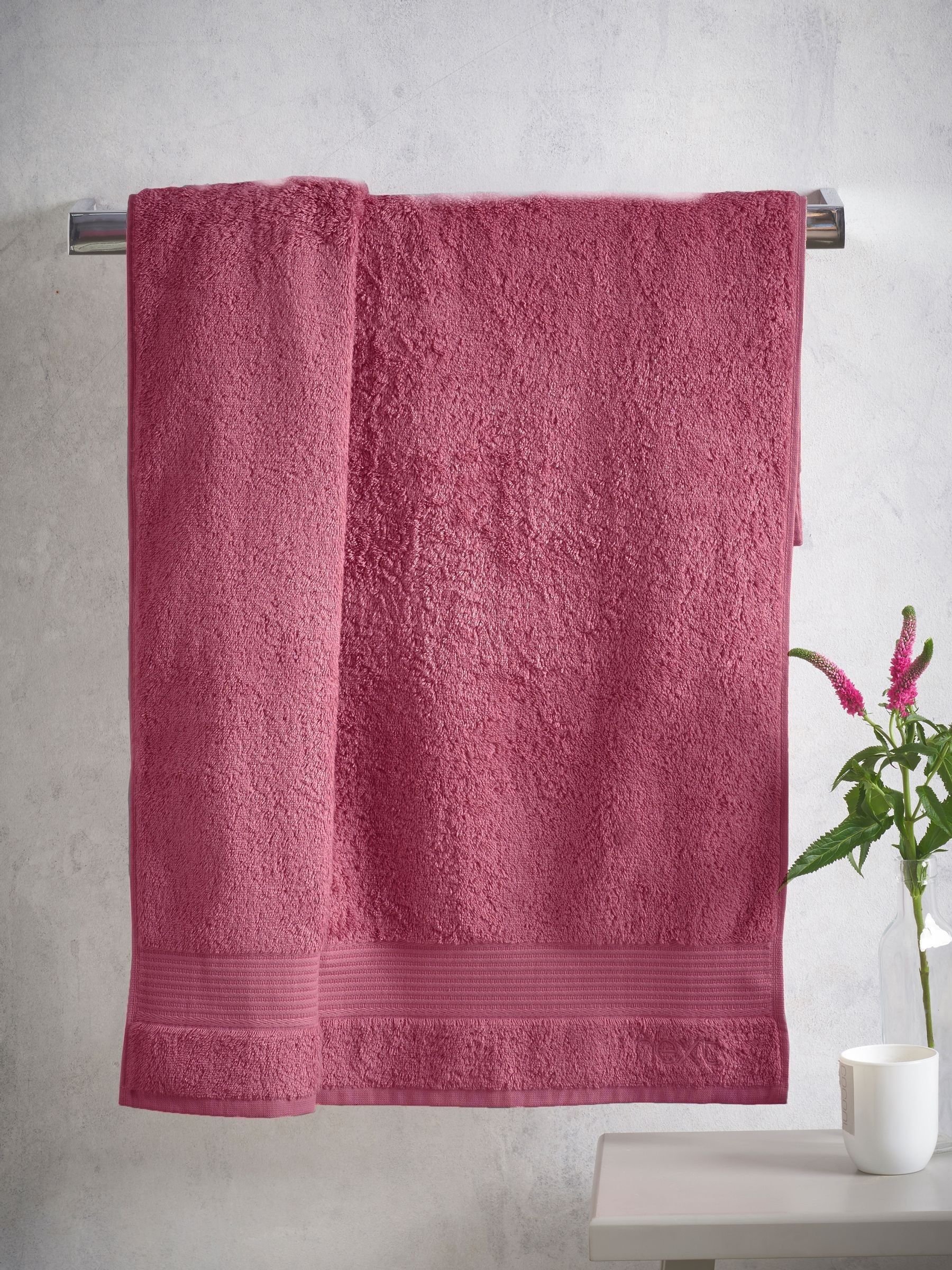 Buy Pink Faded Rose Egyptian Cotton Towel from the Next UK online shop