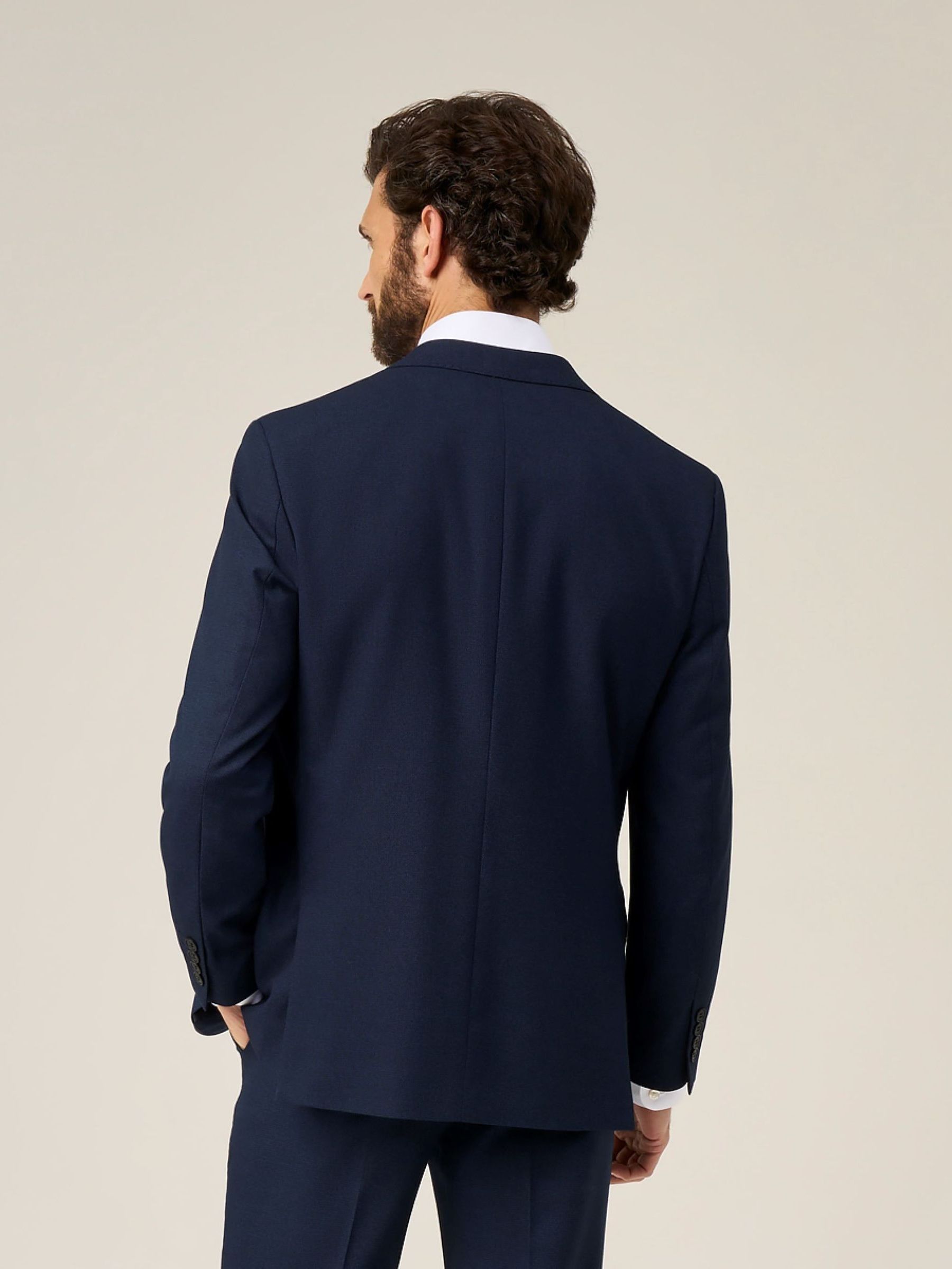 Buy Skopes Navy Blue Tailored Fit Harcourt Suit Jacket from the Next UK ...
