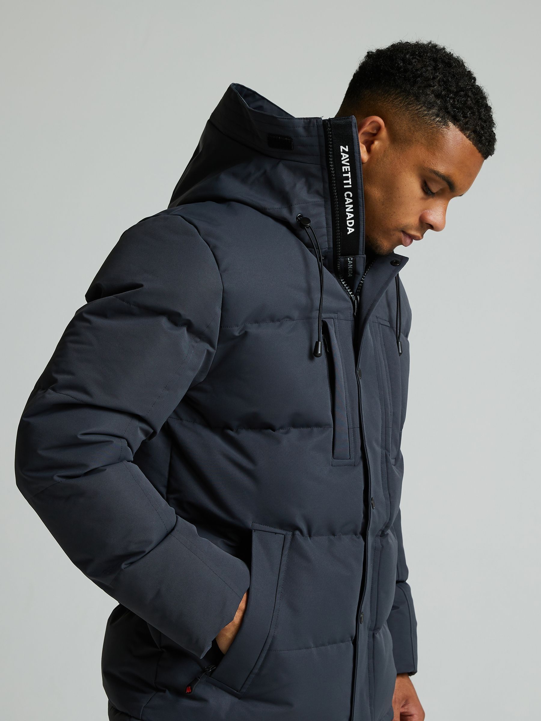 Buy Zavetti Canada Asphalt Oshawa 2.0 Puffer Parka Jacket With ...