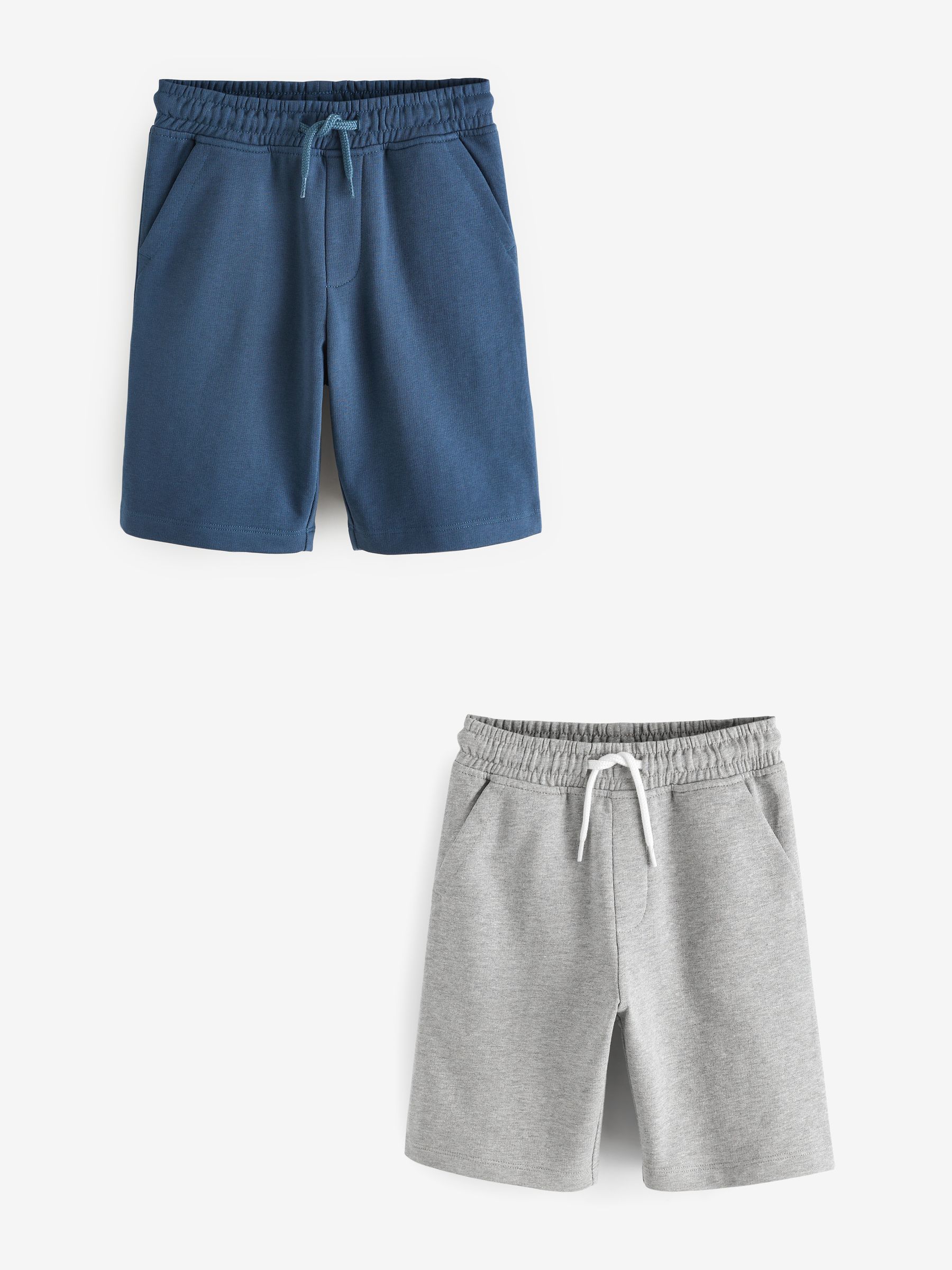 Buy Blue/Grey Basic Shorts (3-16yrs) from the Next UK online shop