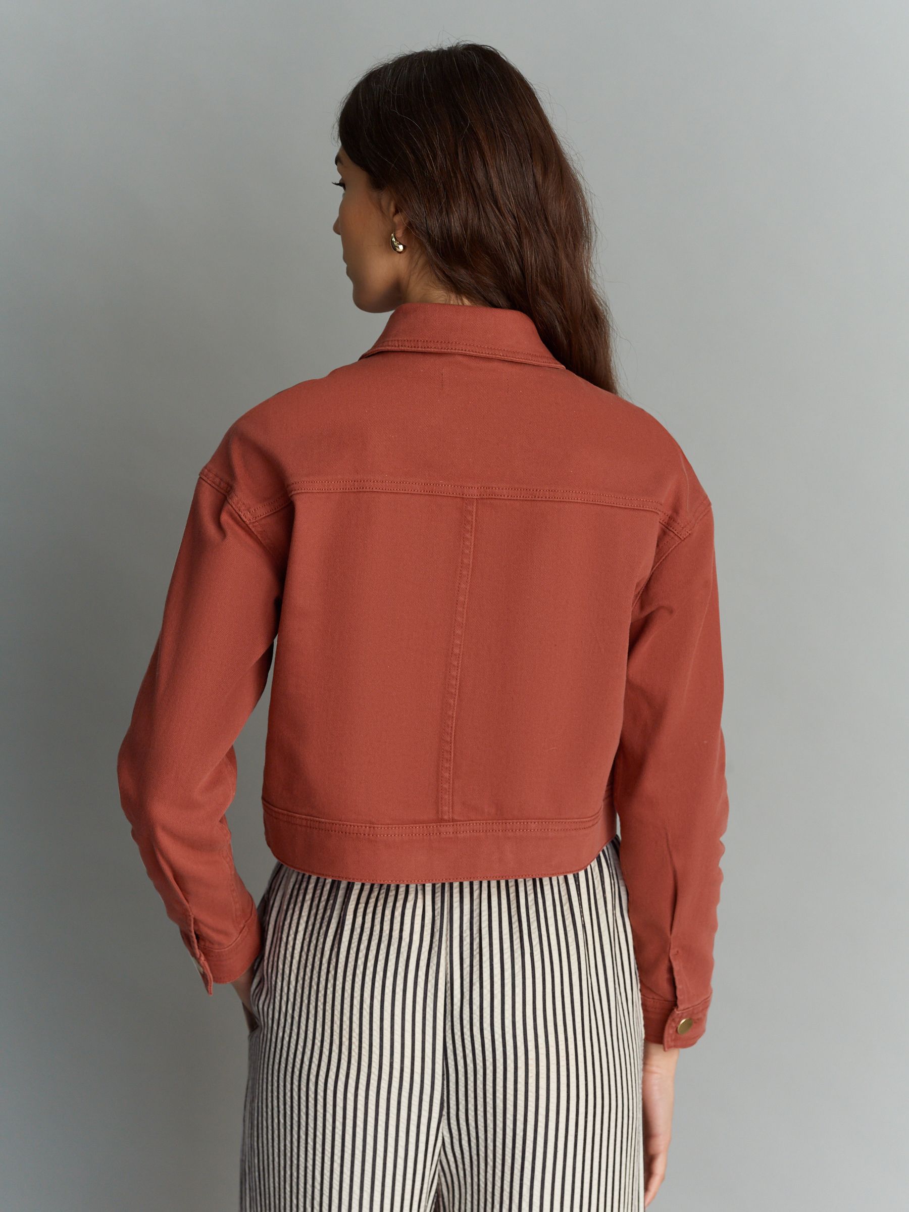 Buy Terracotta Red Cotton Utility Jacket from the Next UK online shop